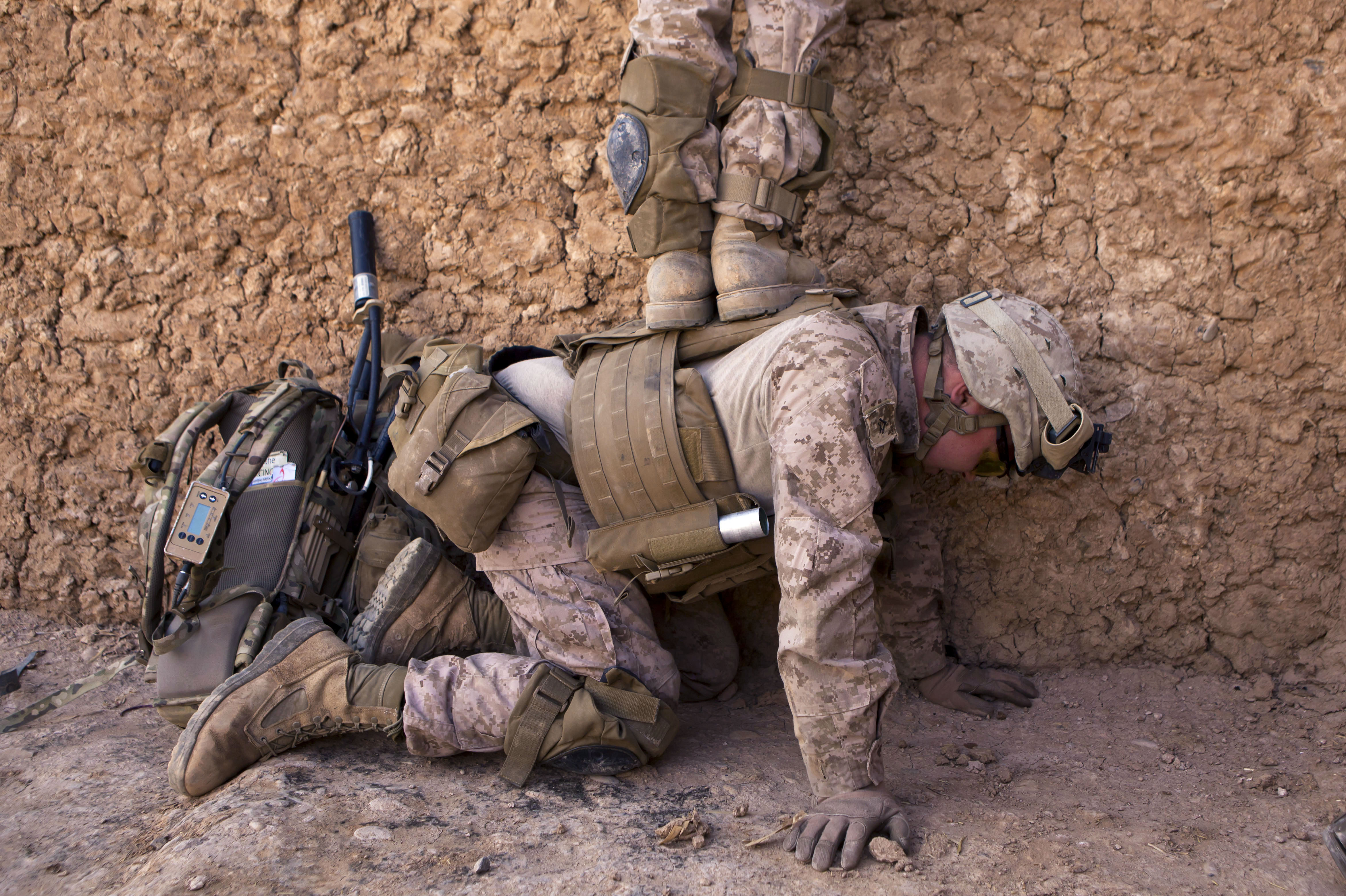 Marines In Firefight