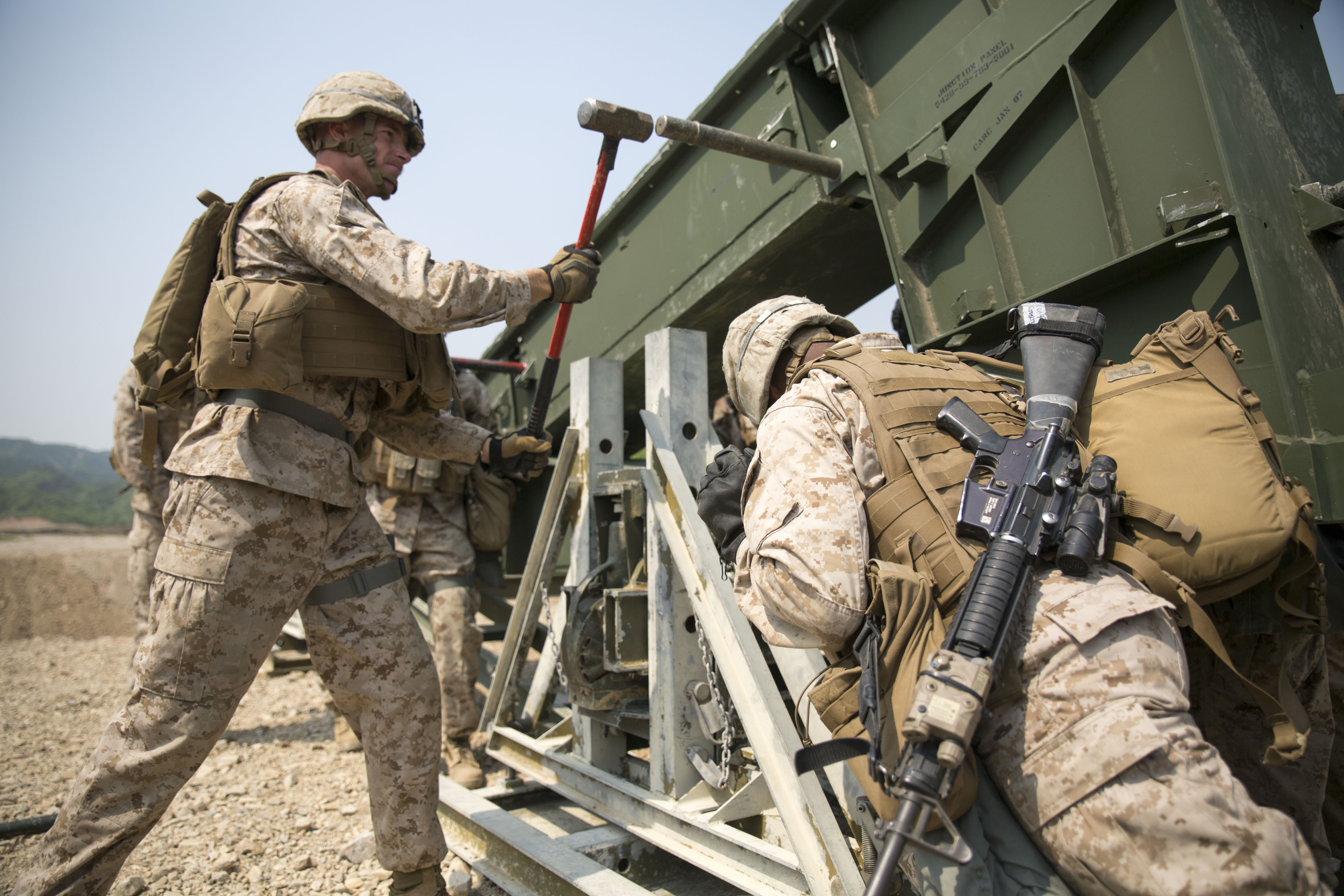 ROK, US Marines ensure future battlefield success with bridging ...