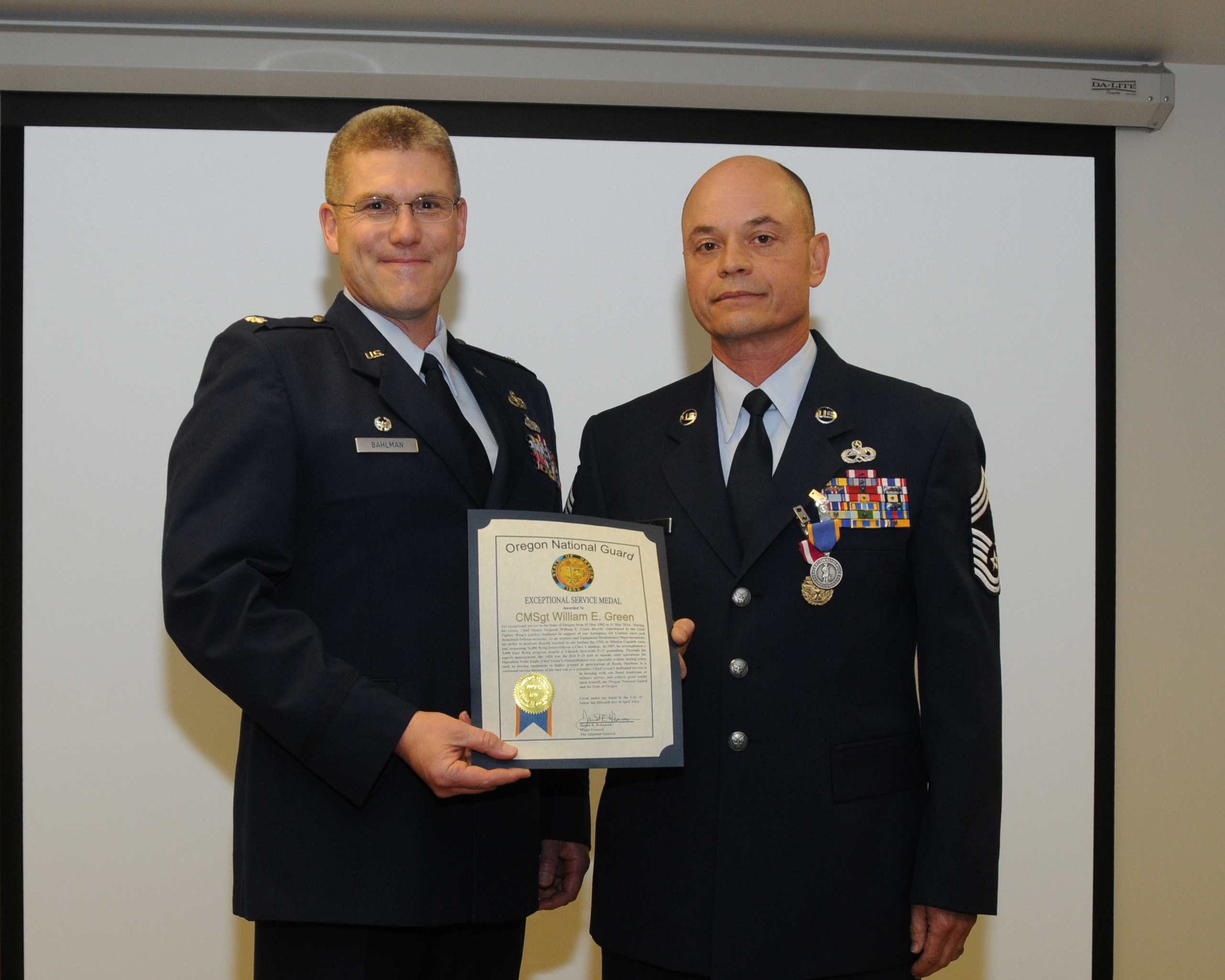 Chief Green Retirement