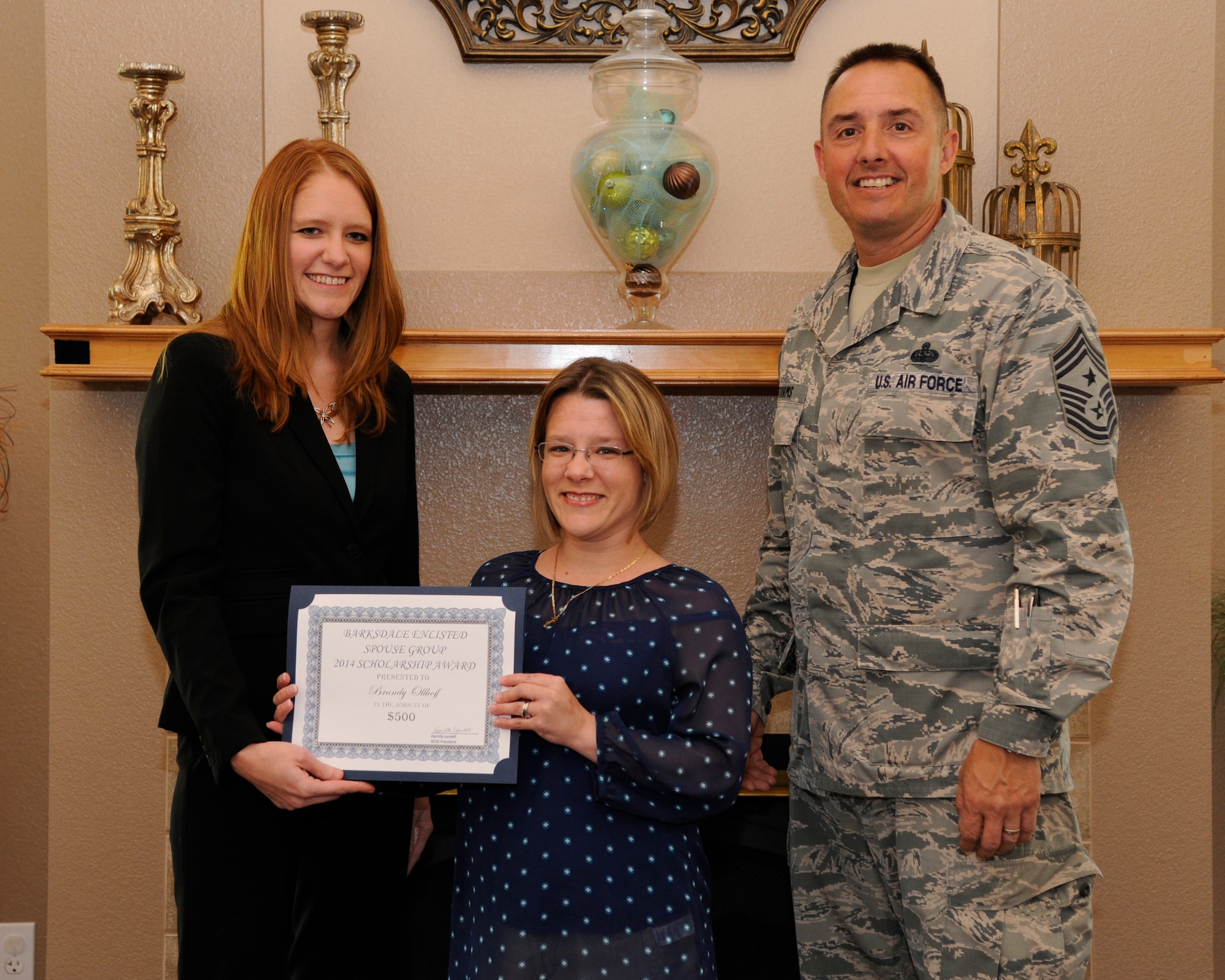 BESG presents scholarships to spouses, dependents > Barksdale Air Force ...