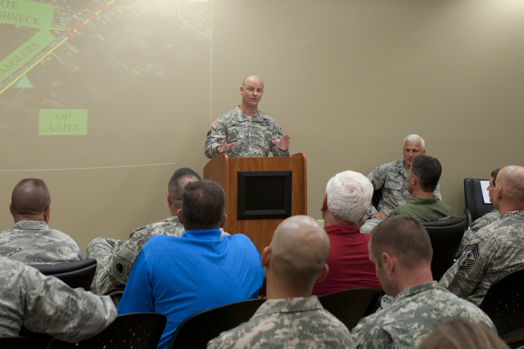 A member of the 146th Air Support Operations Squadron (ASOS ...