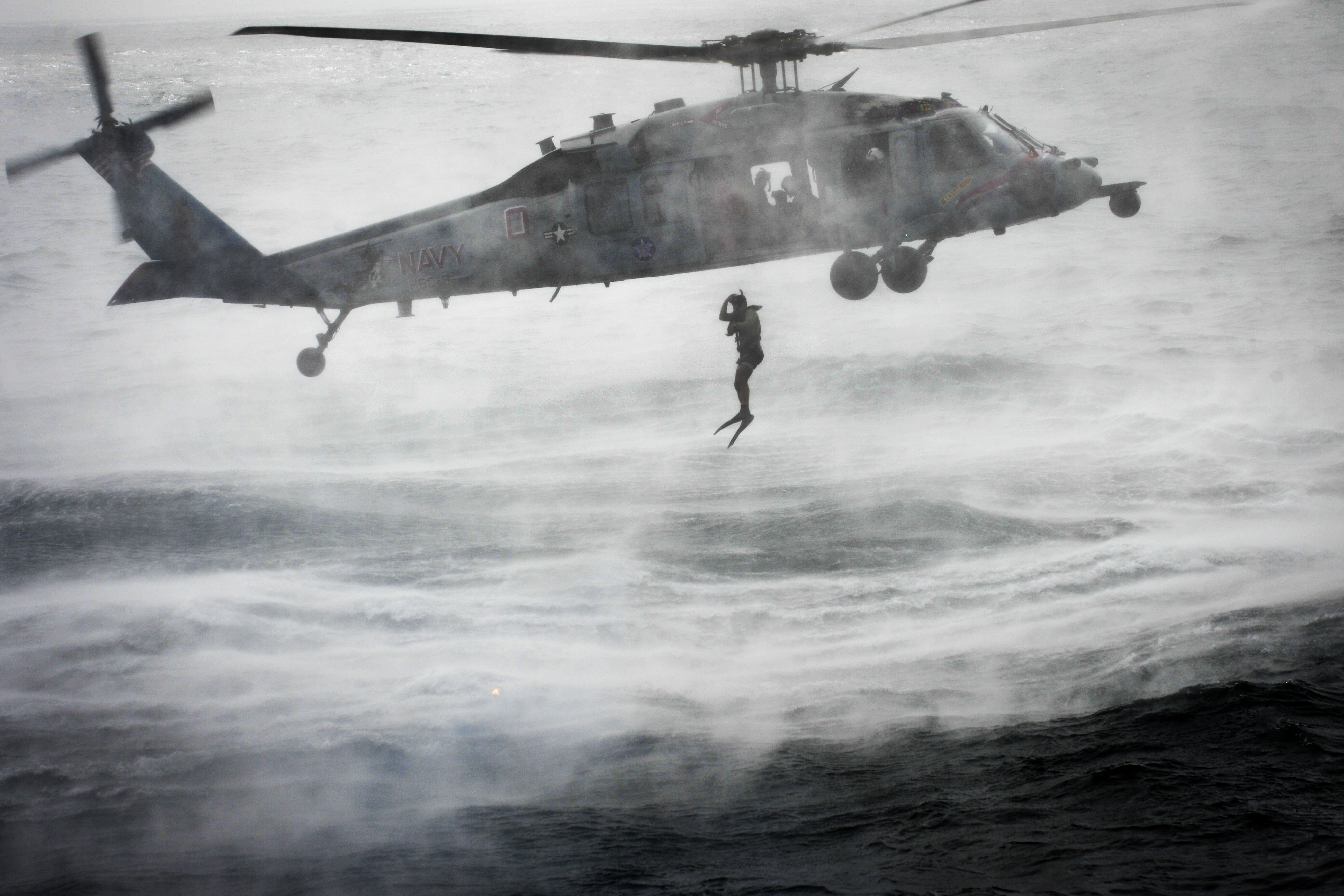 Navy Search And Rescue Helicopter