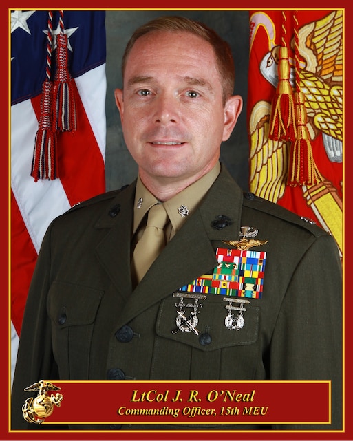 LtCol O’Neal > 15th Marine Expeditionary Unit > Leaders View