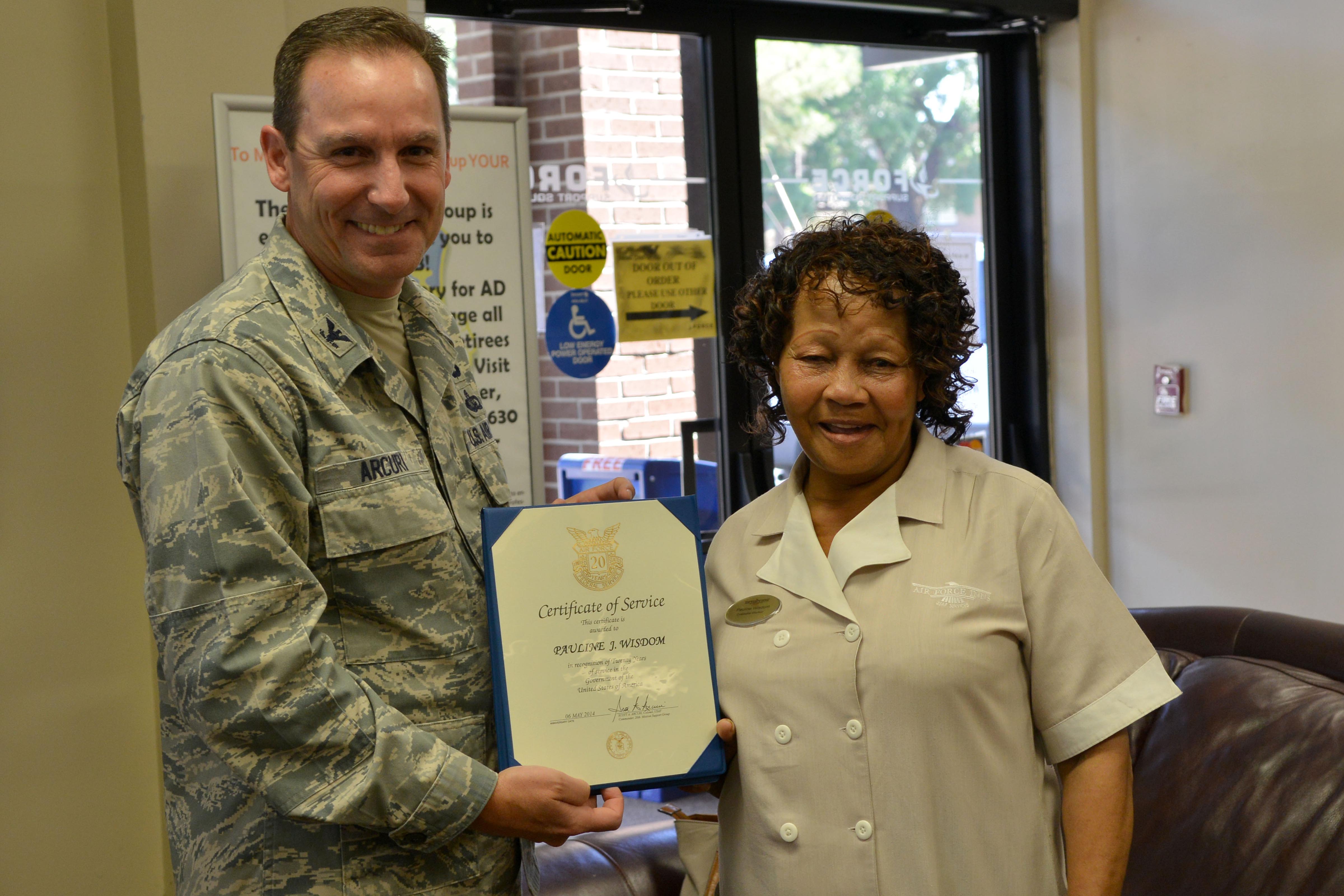 20 years of service at Shaw recognized > Shaw Air Force Base > Article ...