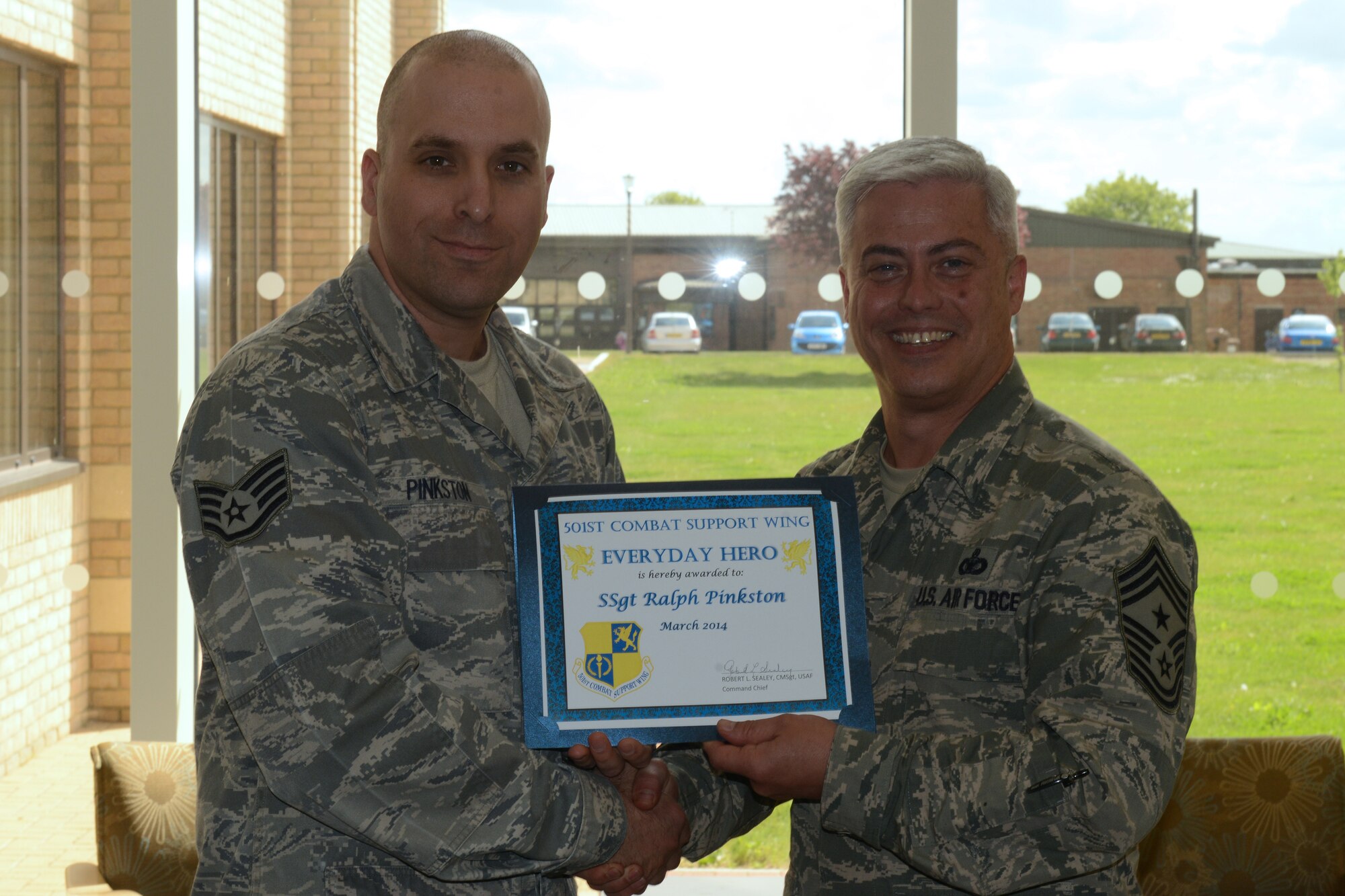 501st CSW Everyday Hero > 501st Combat Support Wing > Article Display