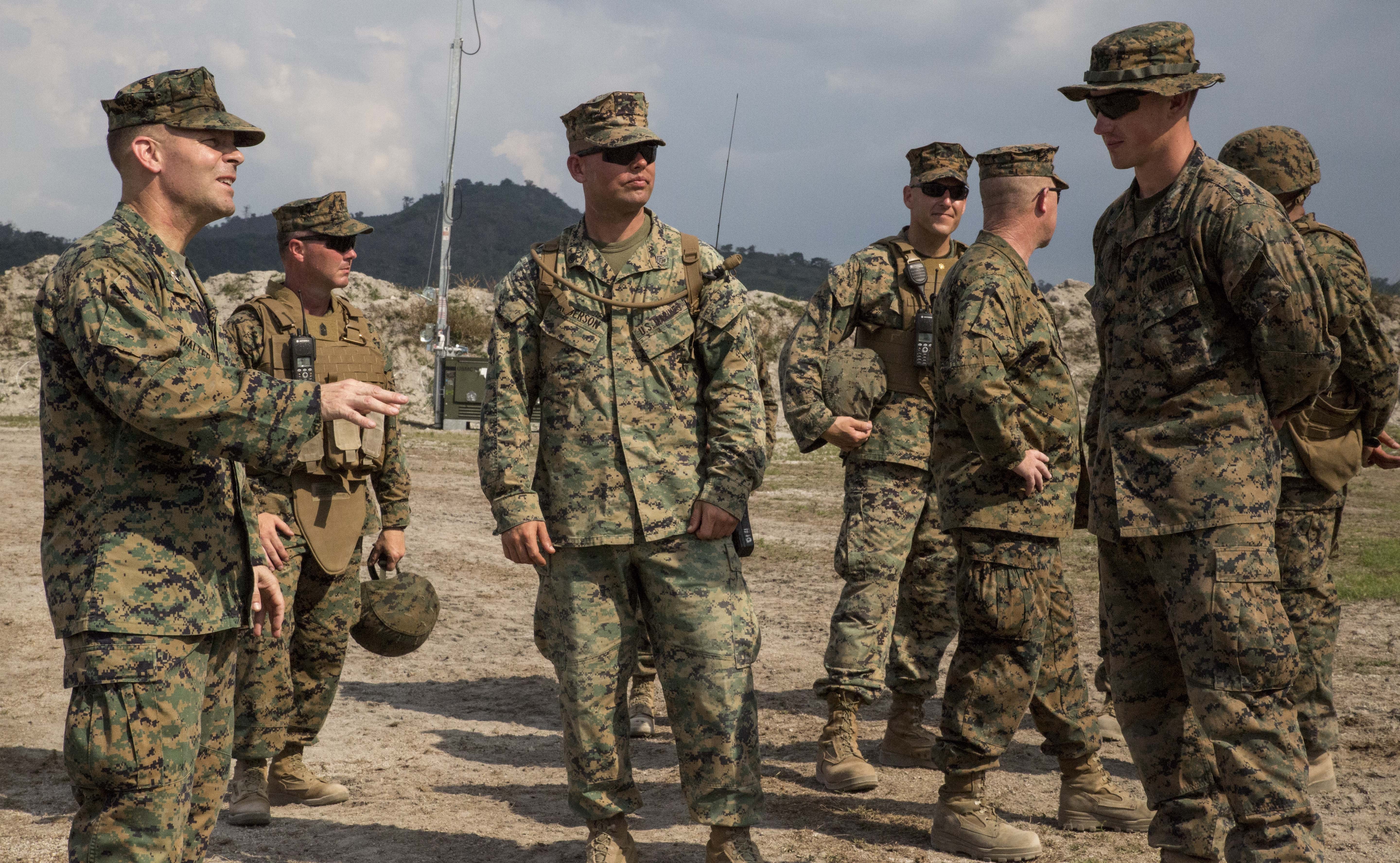U.S. Marine Forces Deputy Commander for Balikatan Exercise Visits Troops