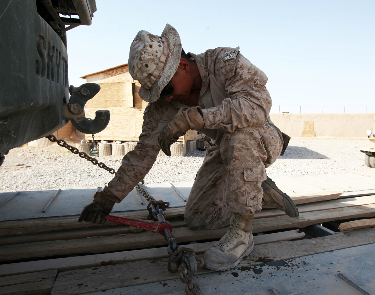 CLB-7 Marines, sailors complete convoy out of Forward Operating Base ...