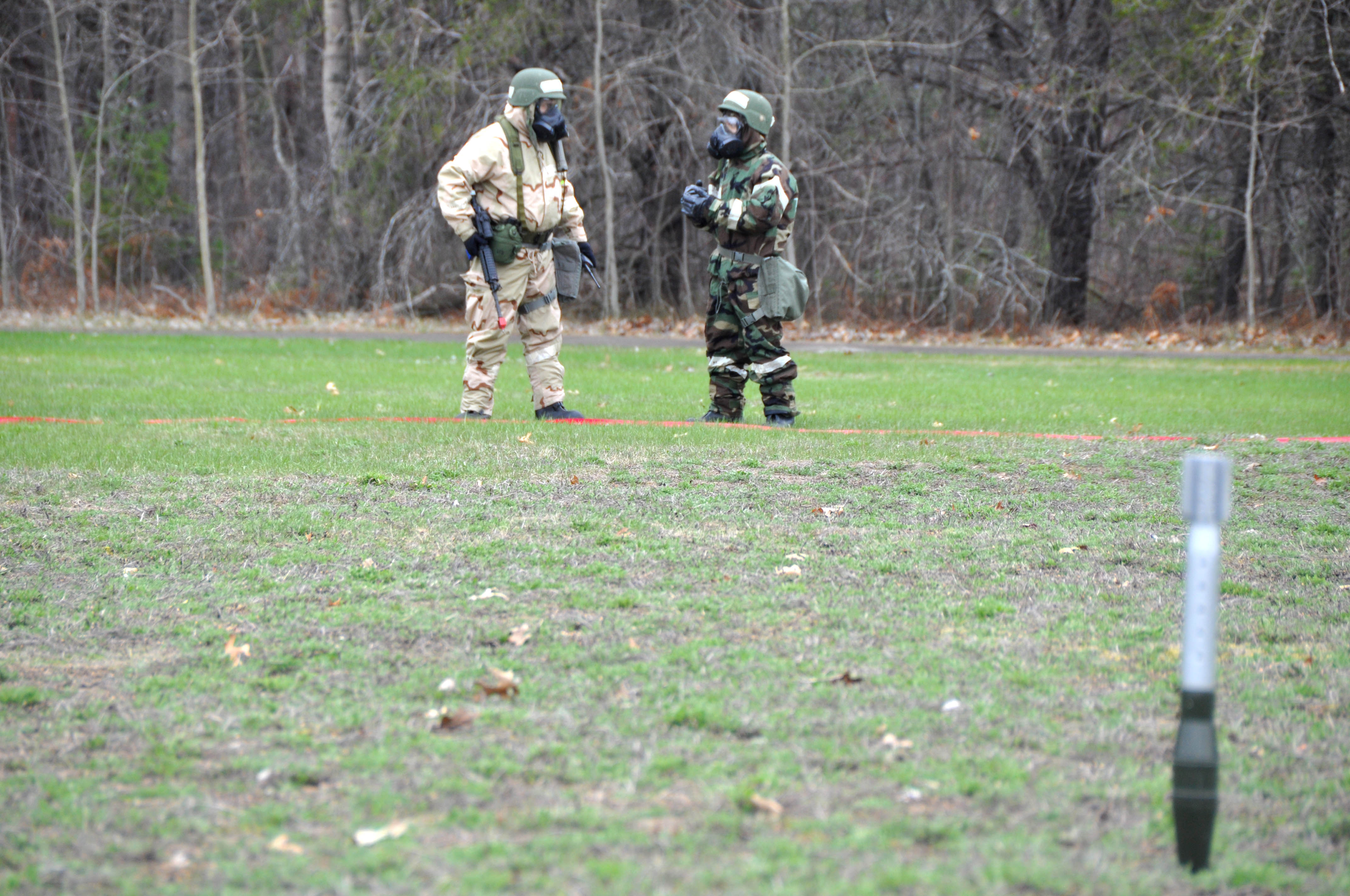 UXO and cordon