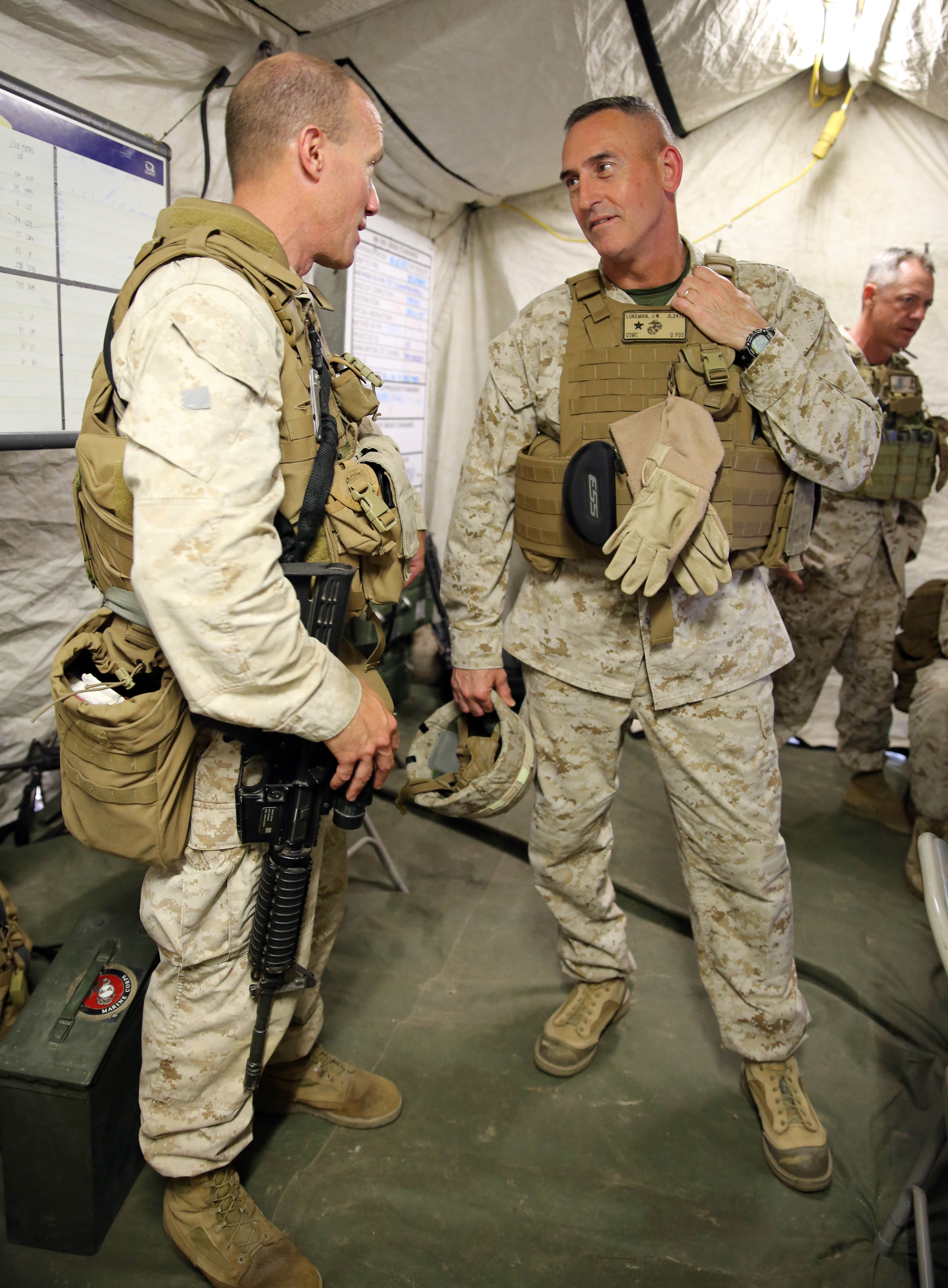 CG observes training at Rolling Thunder