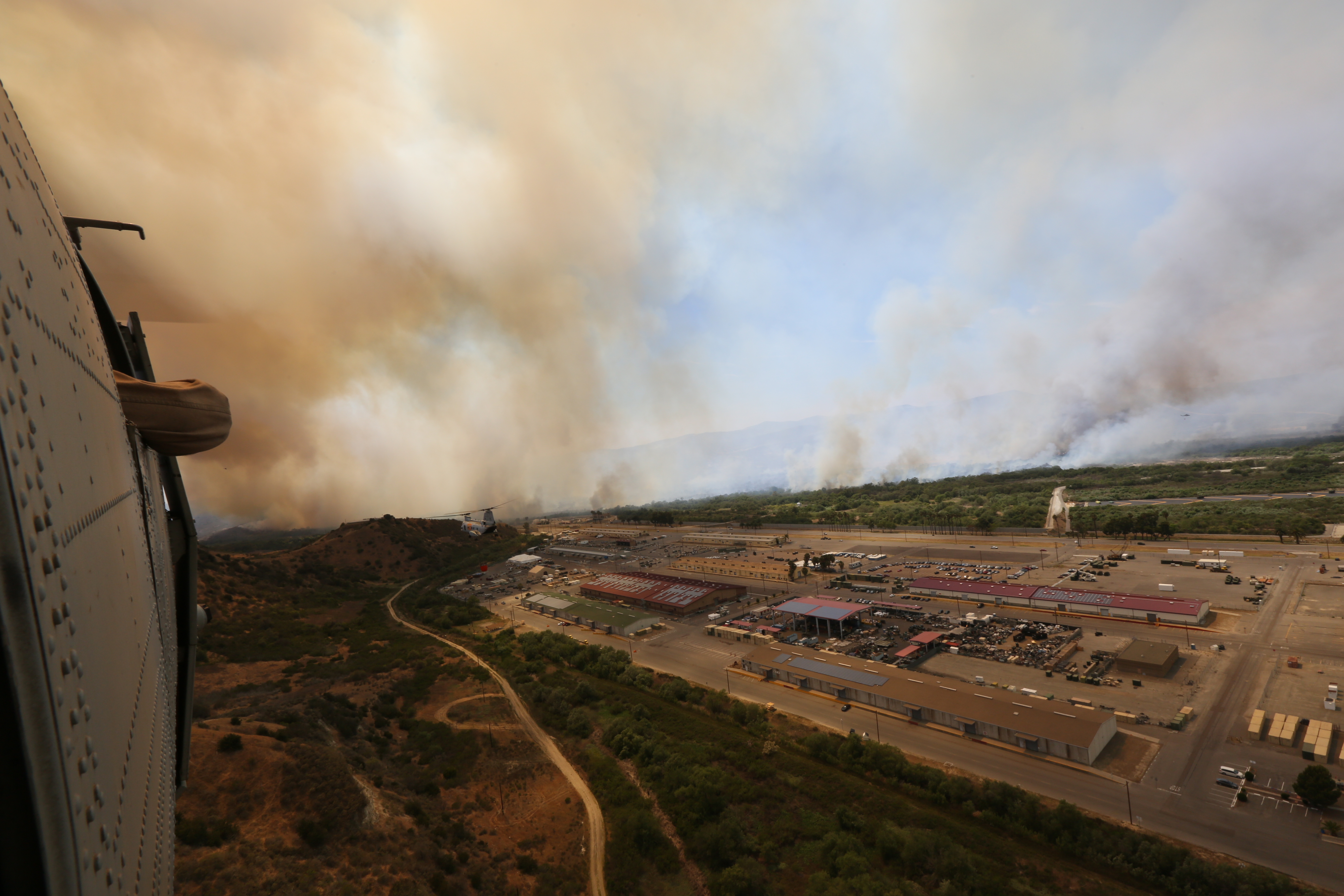 3rd MAW Marines fight Camp Pendleton wildfires