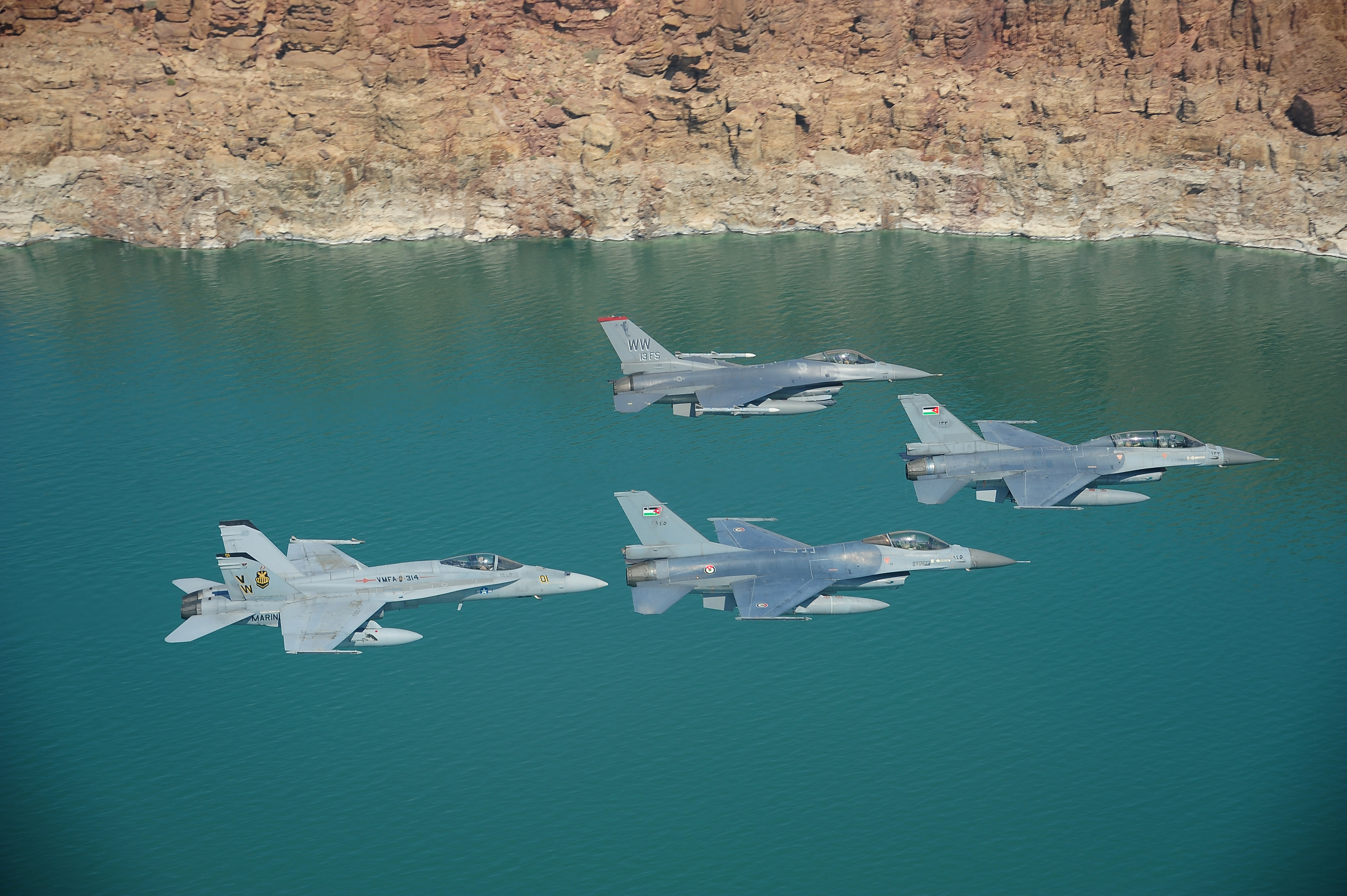 Aerial photos of iconic Jordanian landmarks