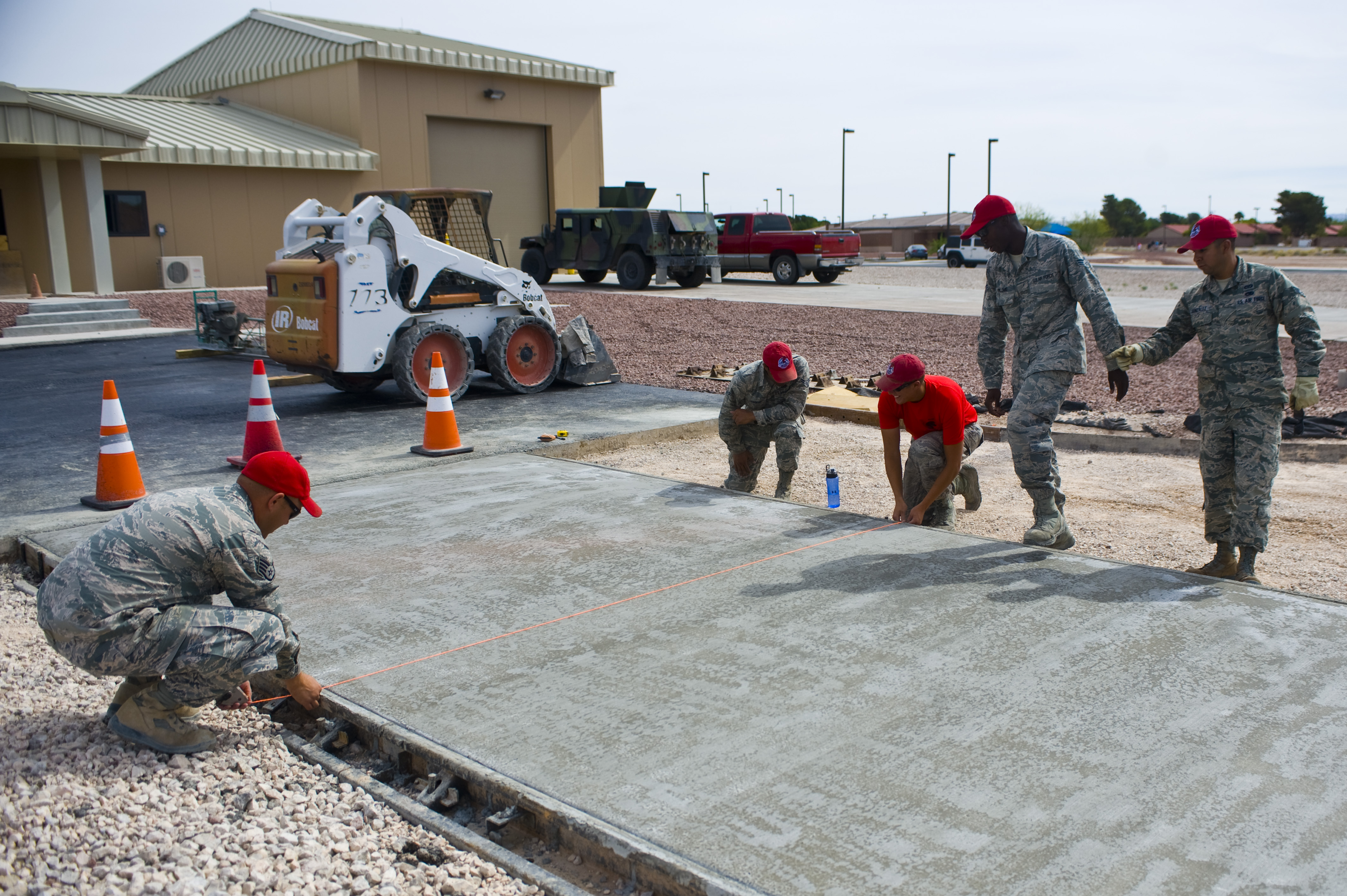 820th RED HORSE constructs new fire station > Nellis Air Force Base ...