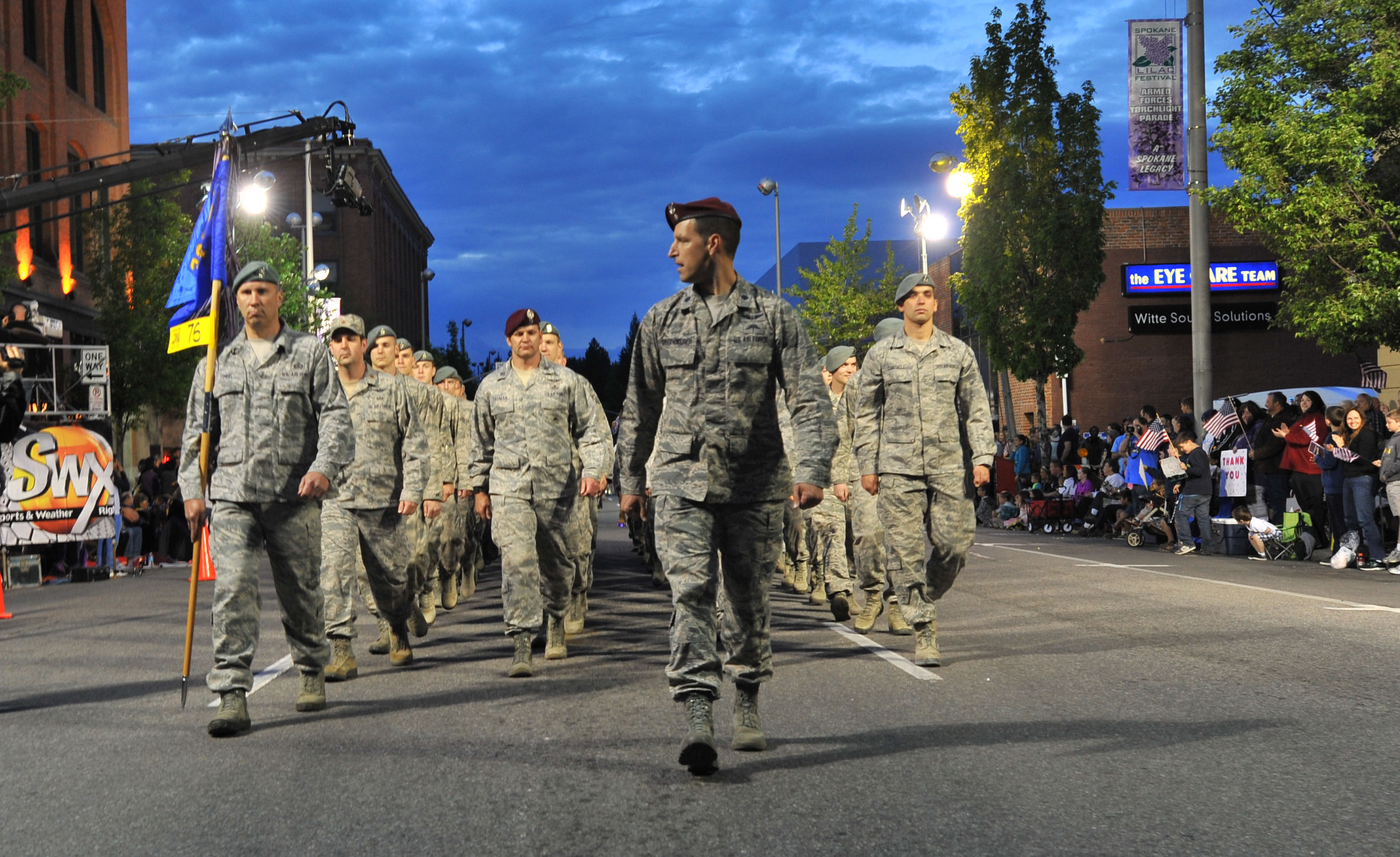 Annual torchlight parade honors armed forces > Fairchild Air Force Base ...