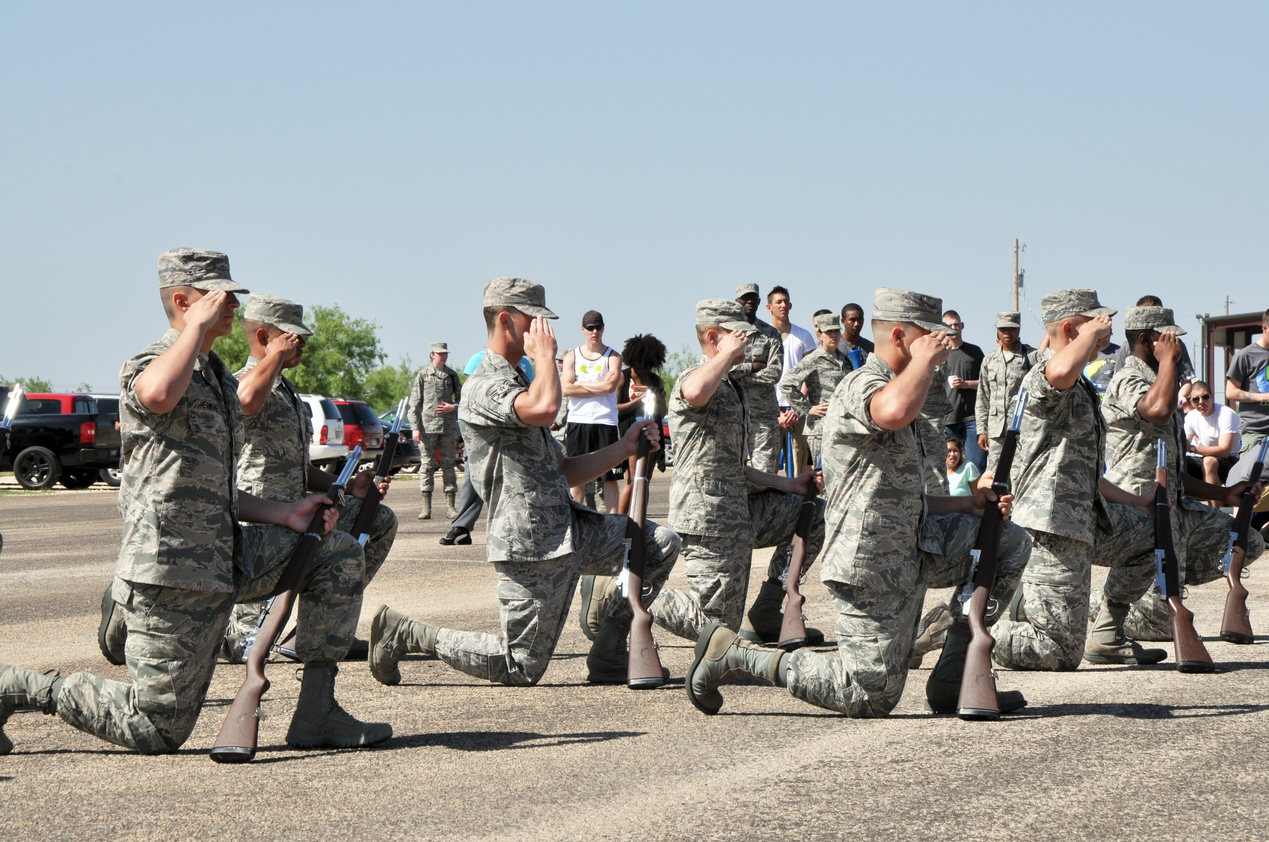 315th TRS wins Colonel Harris’ final drill competition