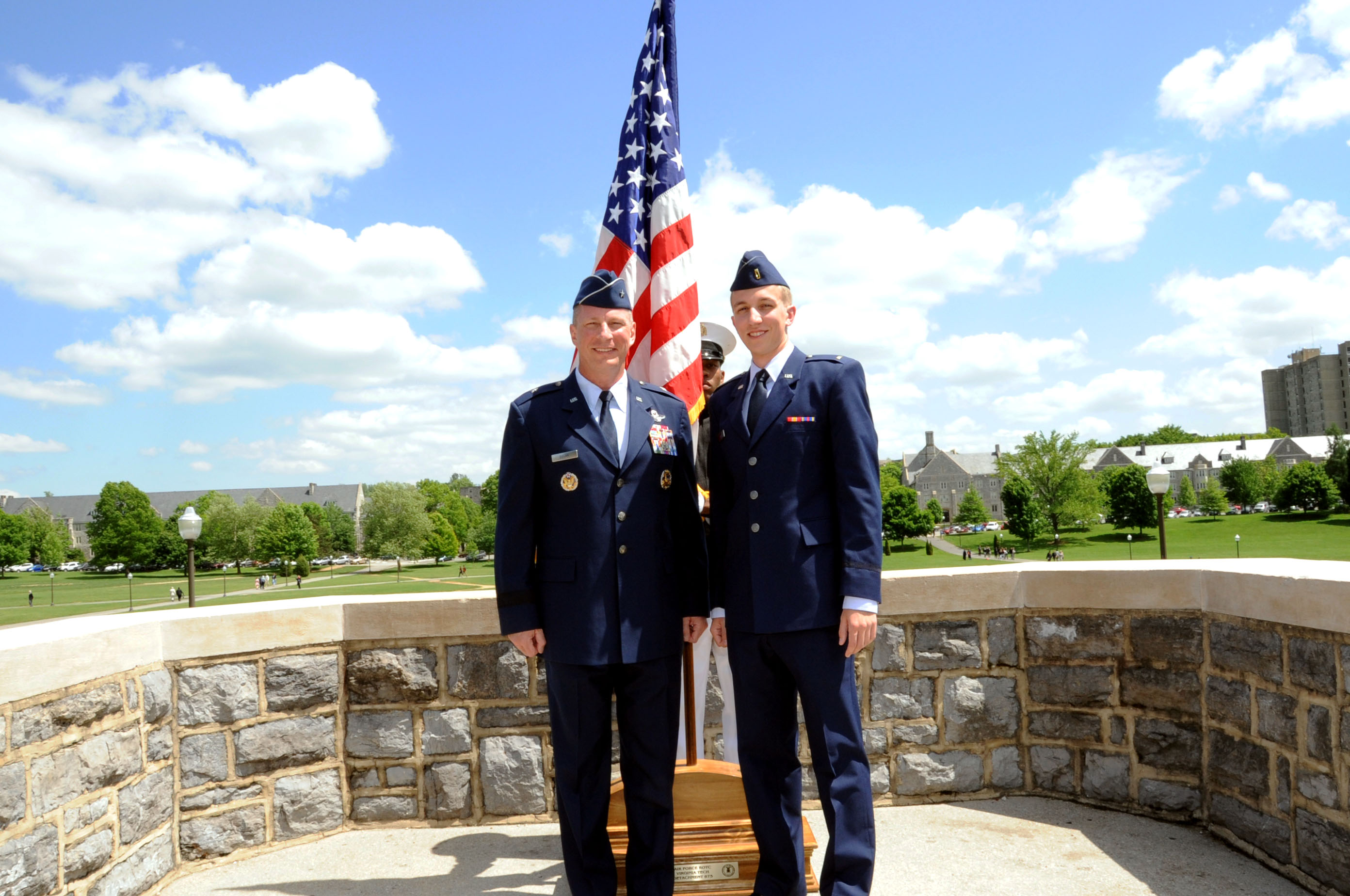 Military traditions provide unique opportunities for father, son > U.S ...