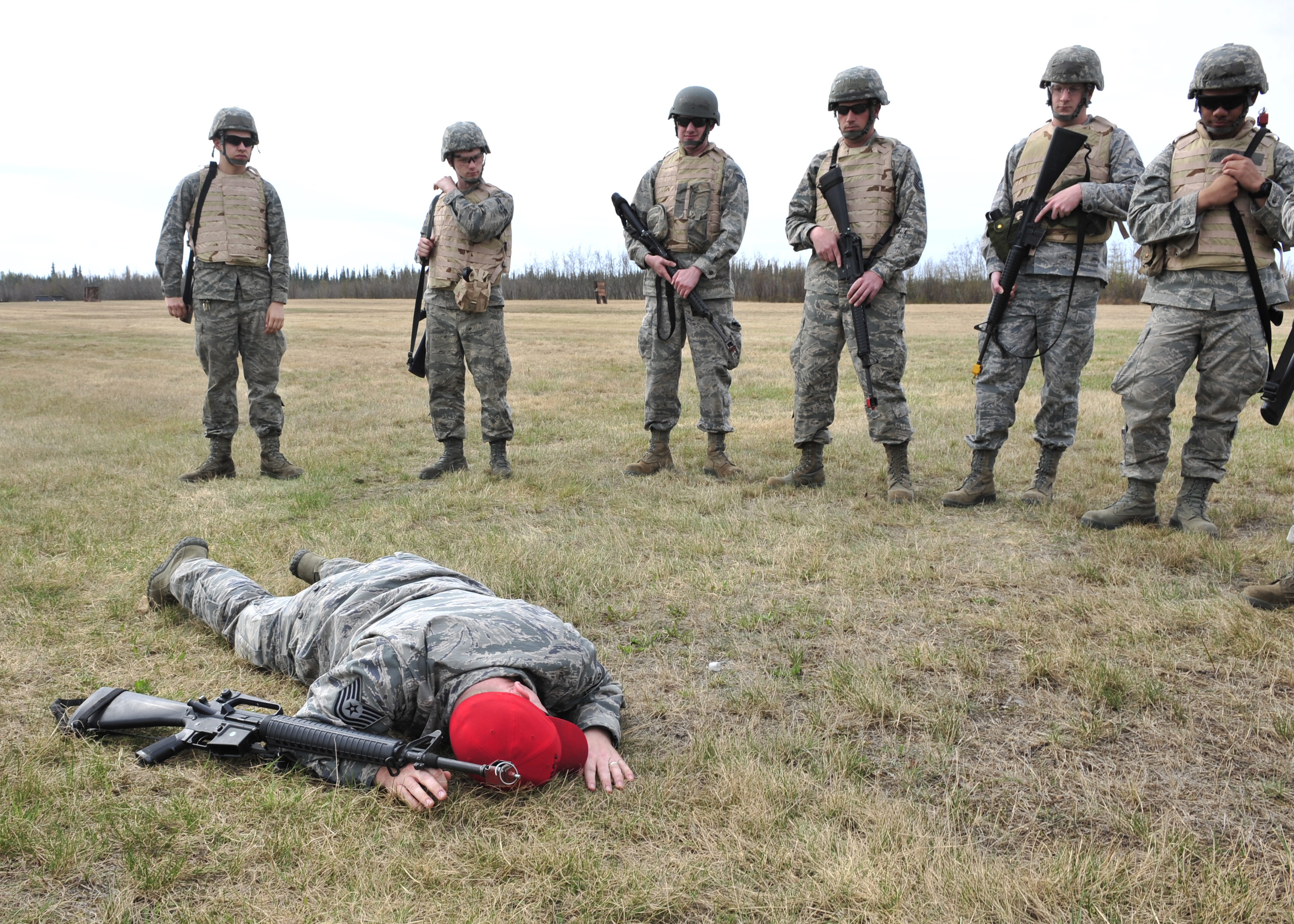 SFS trains CES in combat readiness > Eielson Air Force Base > Display