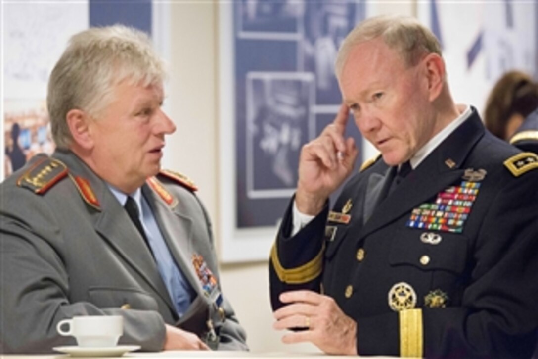 Chairman Meets With Defense Leaders in Brussels
