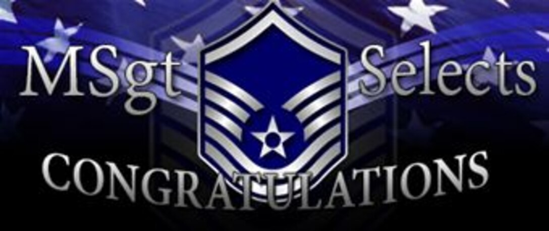 Congratulations to our newest master sergeants
