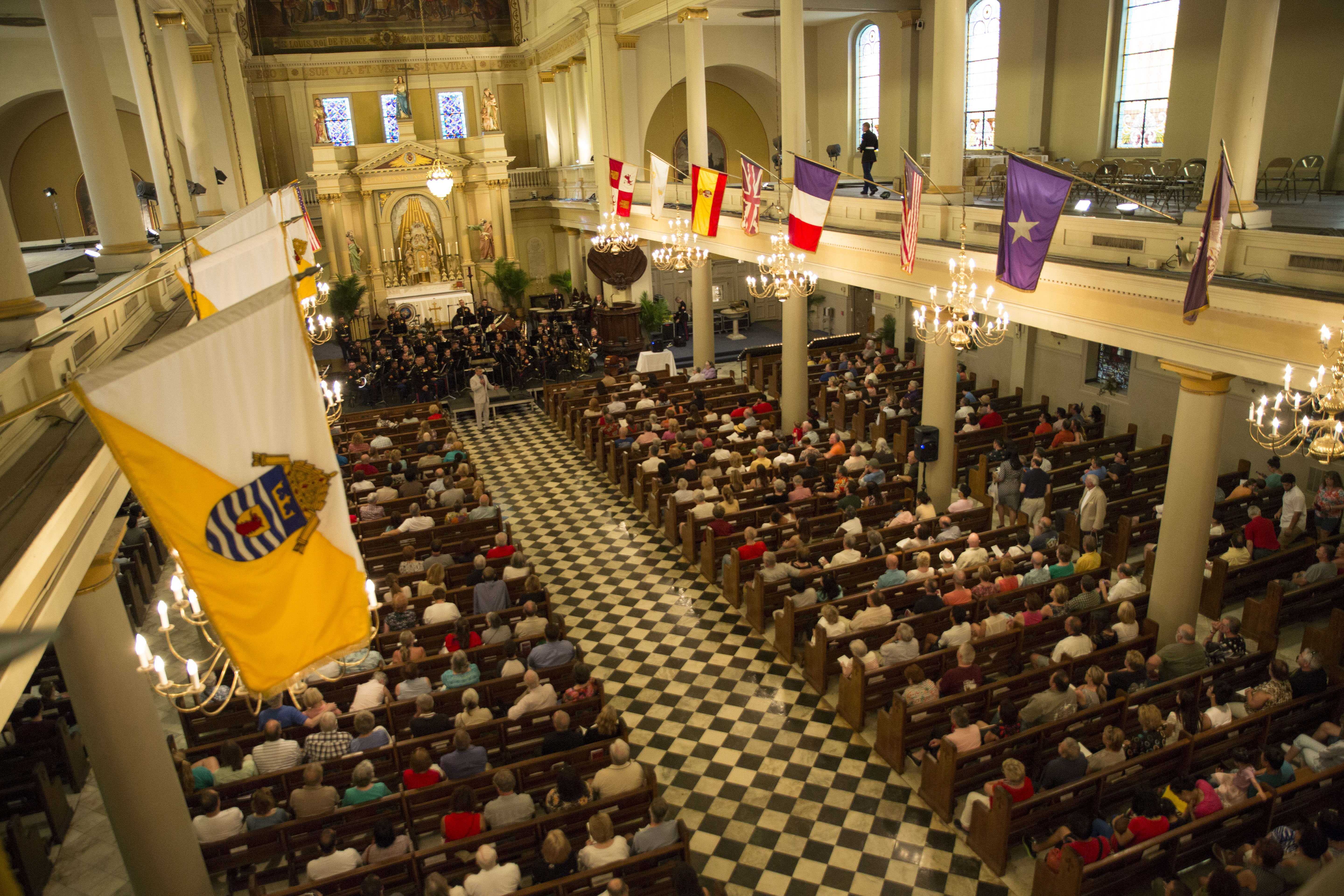 Marine Corps Band New Orleans plays concert for Memorial Day