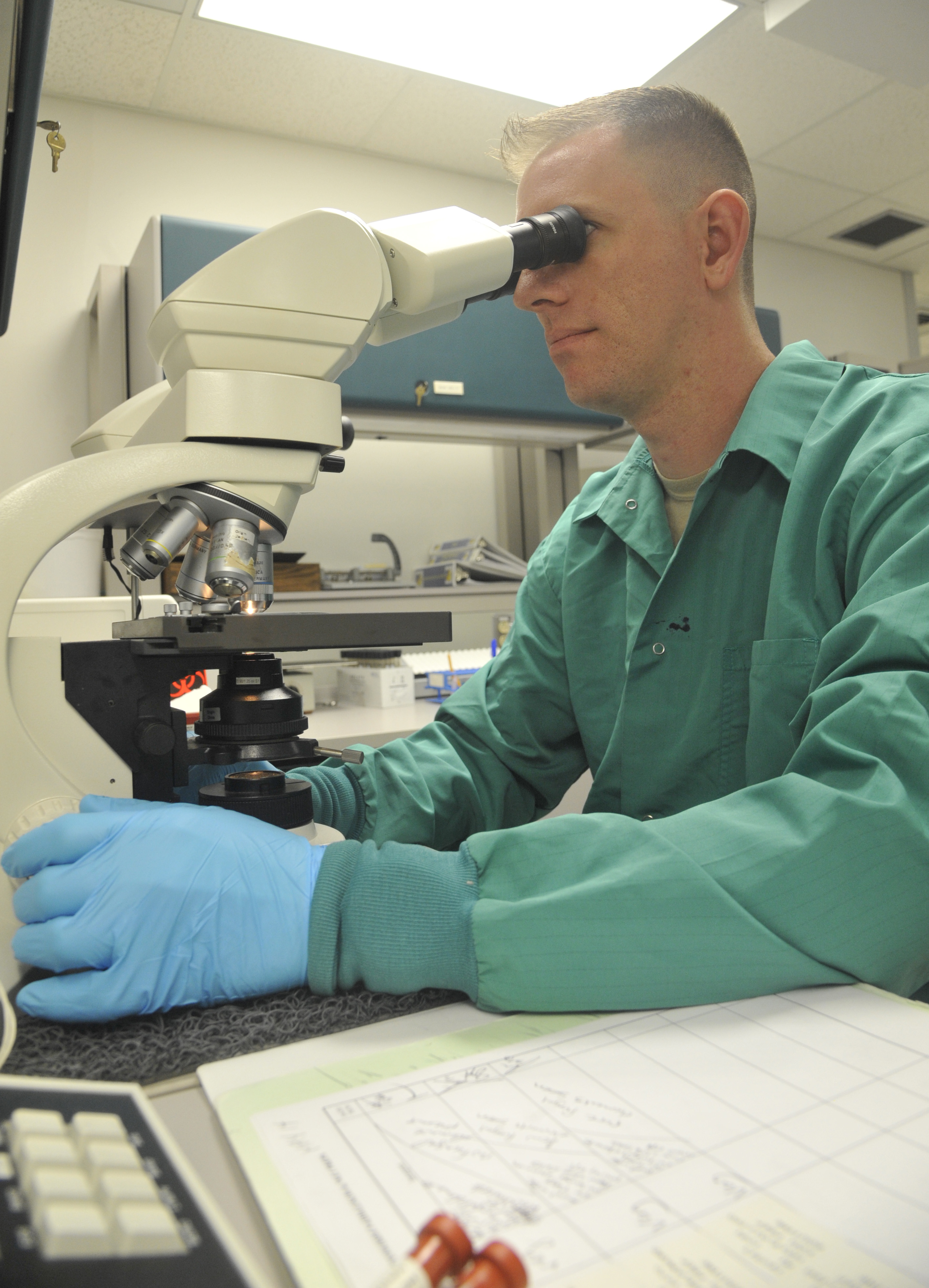 Under the scope with the medical lab > Whiteman Air Force Base ...