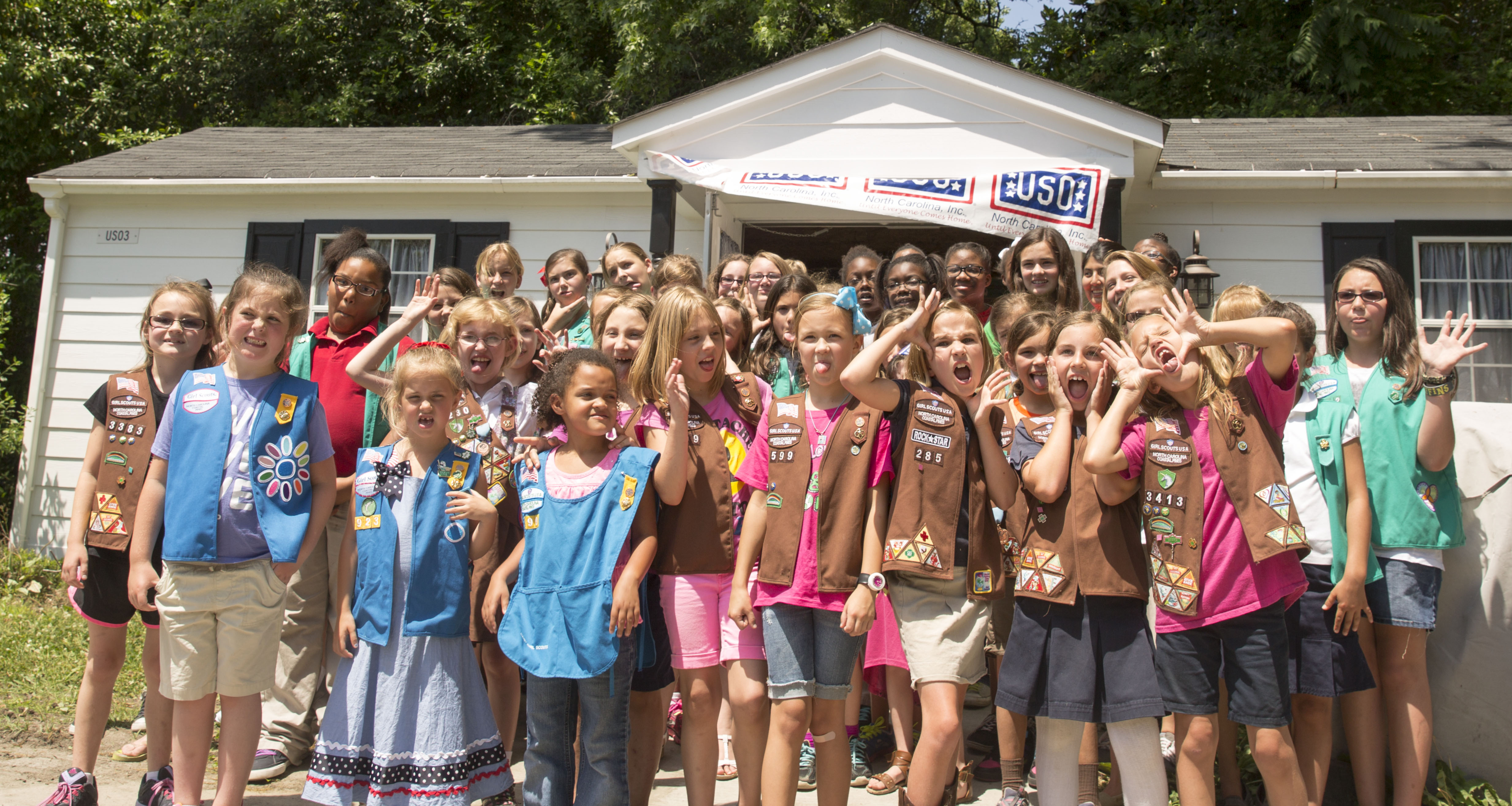 Operation Cookie Drop: Girl Scouts show troop appreciation