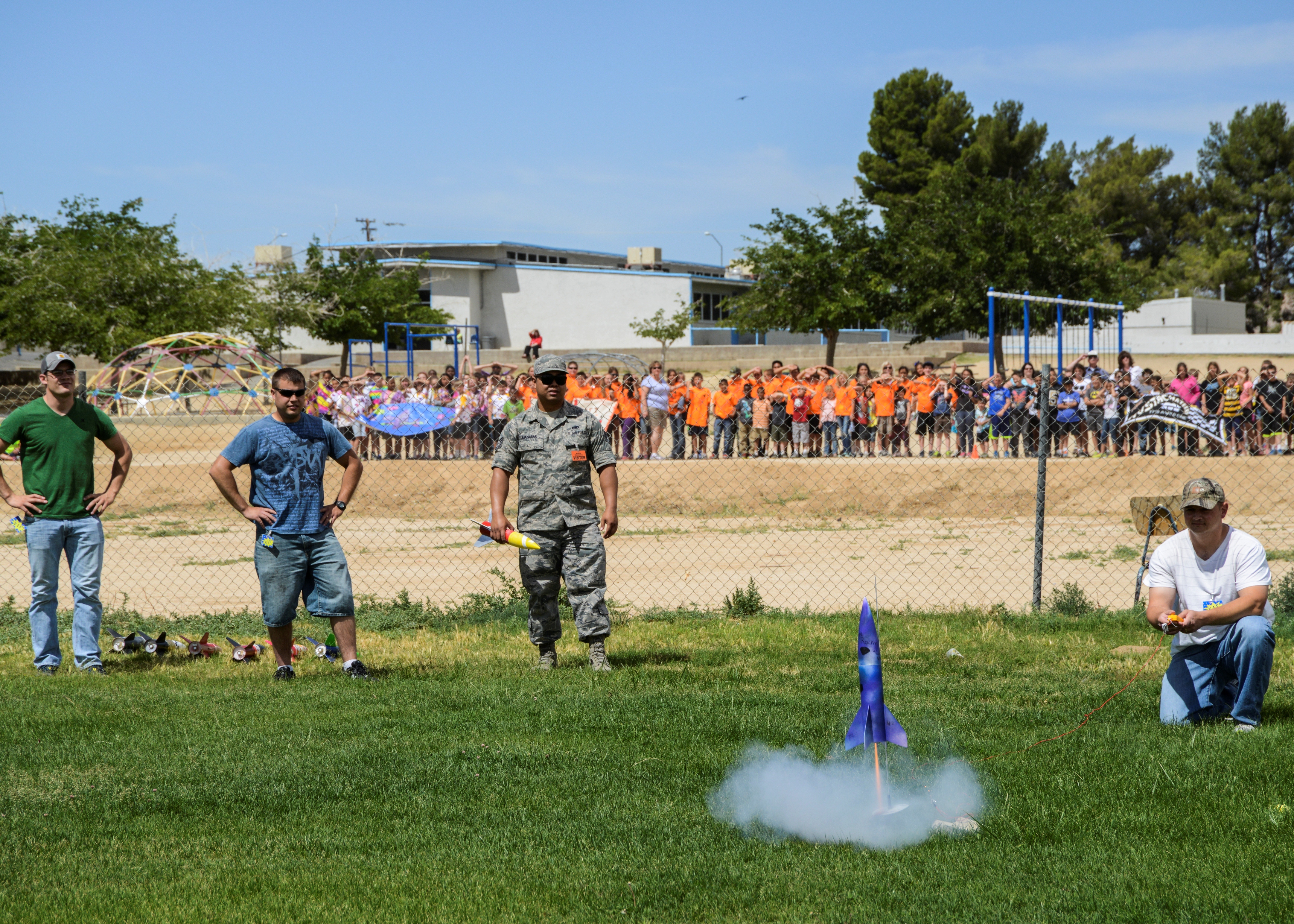 Branch students fired up for rocket launch > Edwards Air Force Base ...