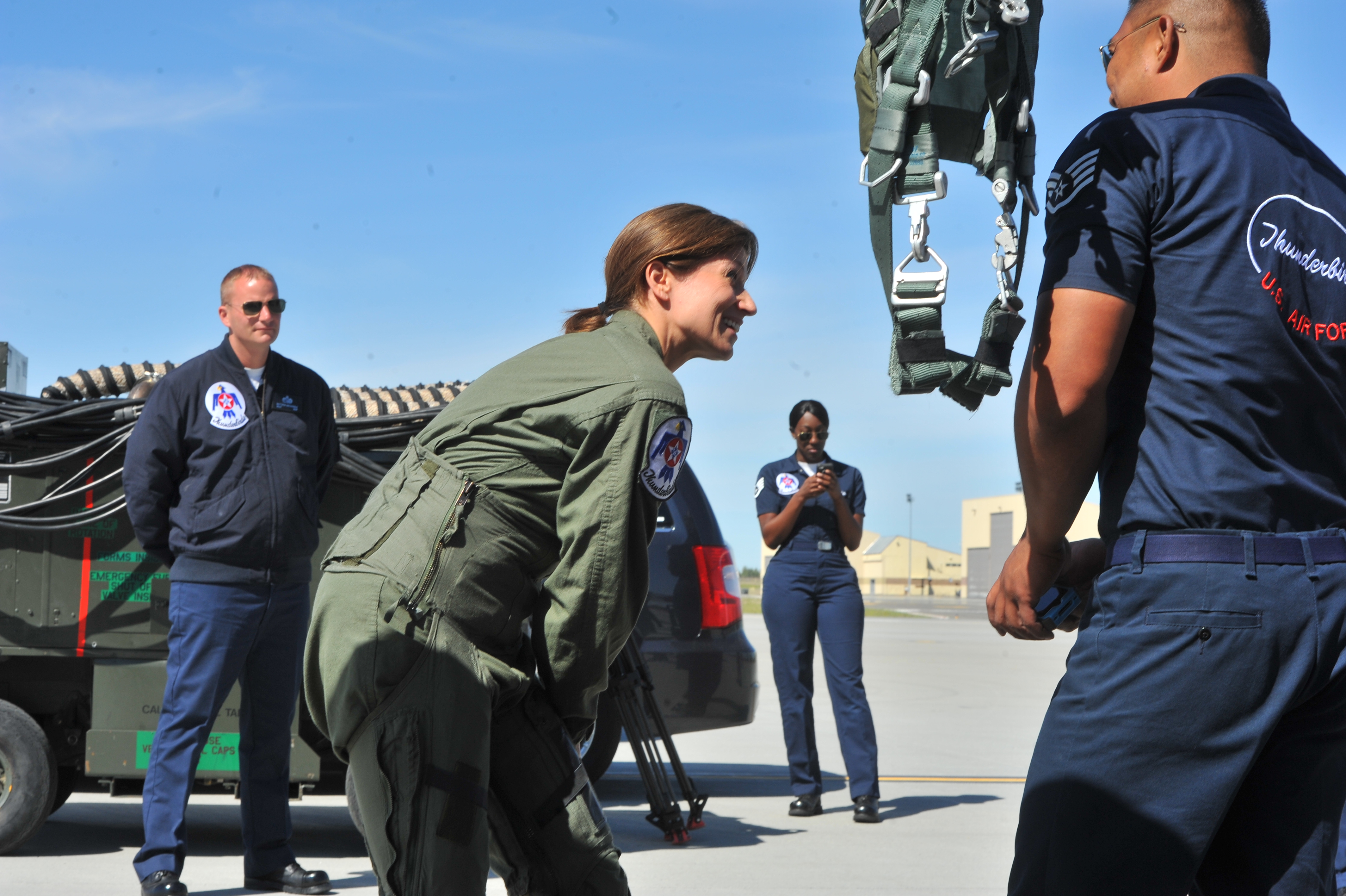 KXLY News anchor flies high with the U.S. Air Force Thunderbirds > Air ...