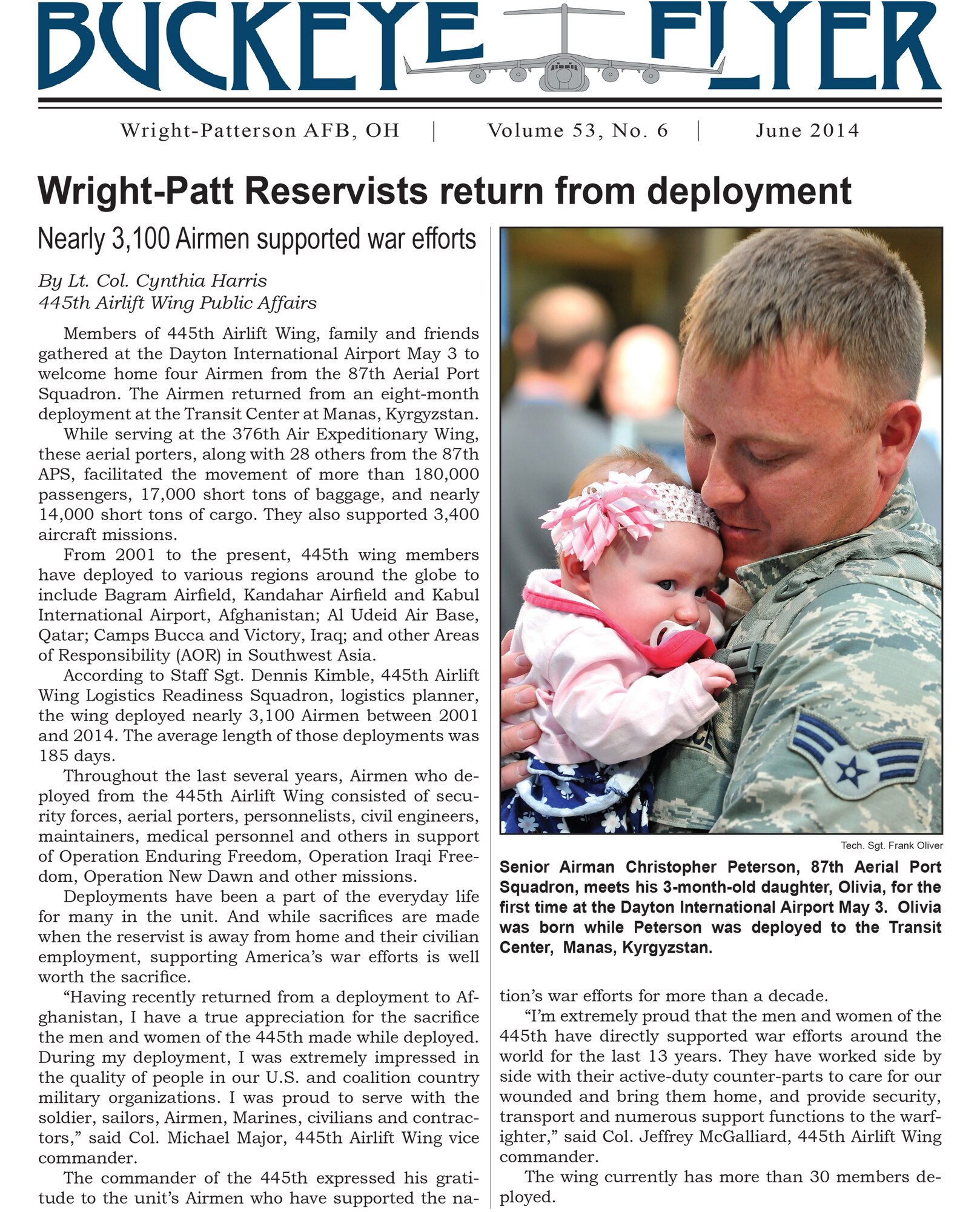 June Issue Of The Buckeye Flyer Now Available 445th Airlift Wing