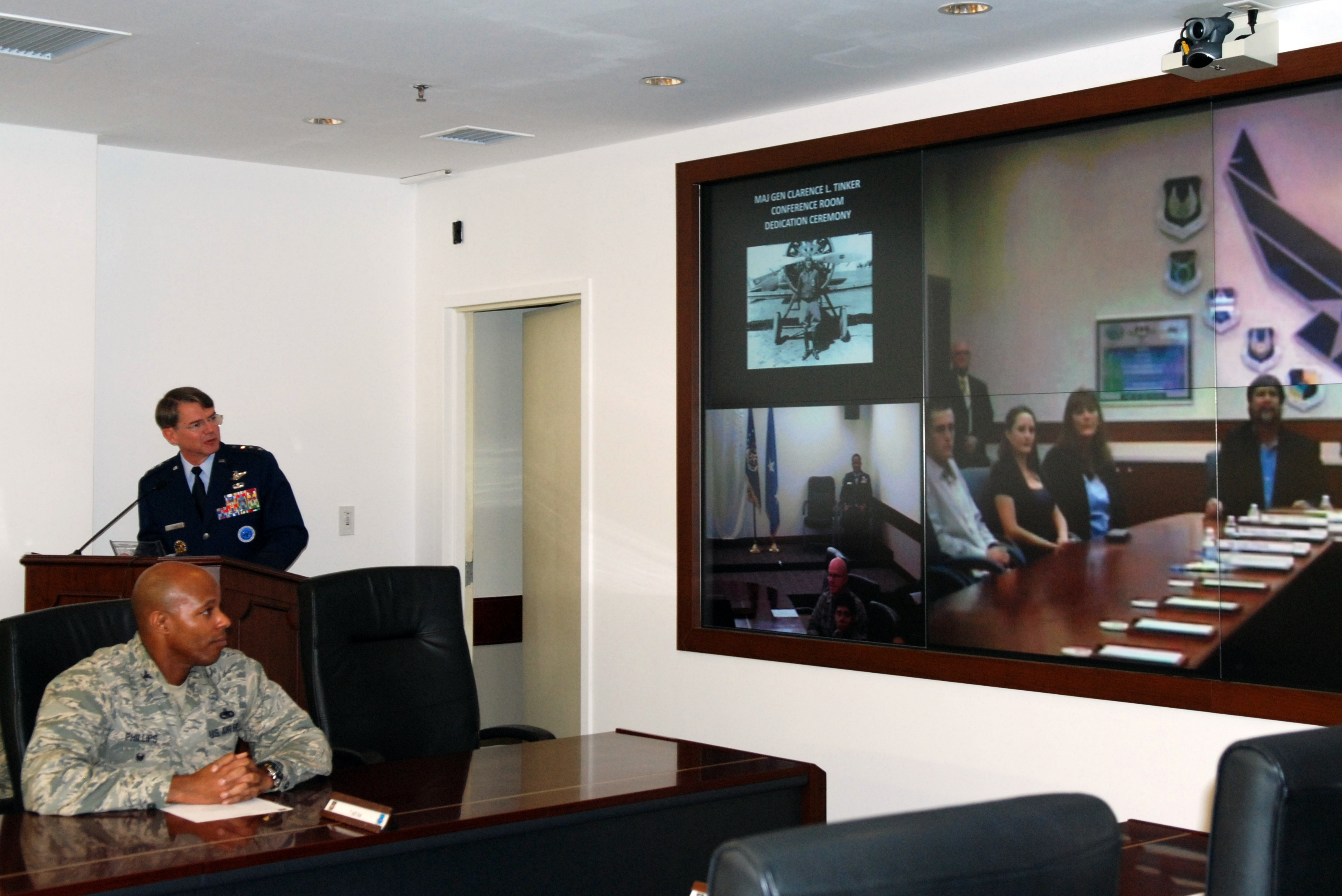 Conference room gets new name in memory of first CC > Seventh Air Force ...