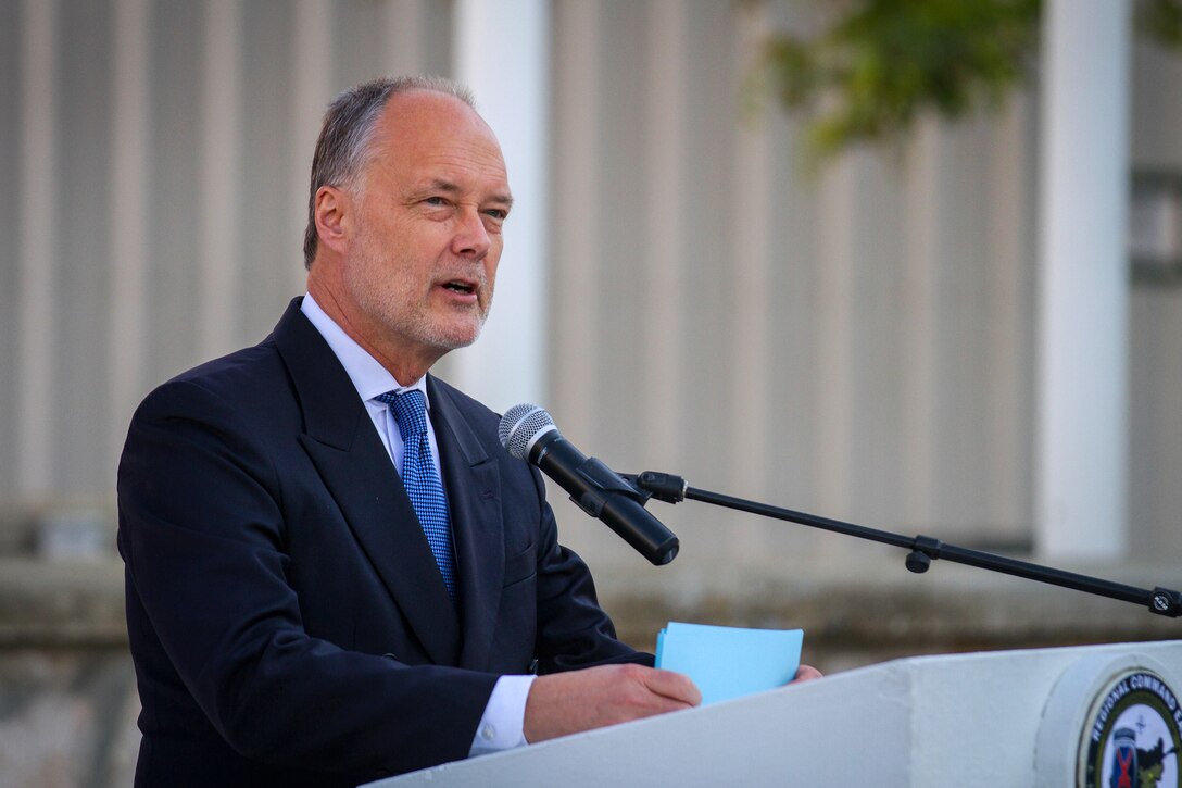 U.S. Ambassador to Afghanistan James Cunningham speaks about the ...