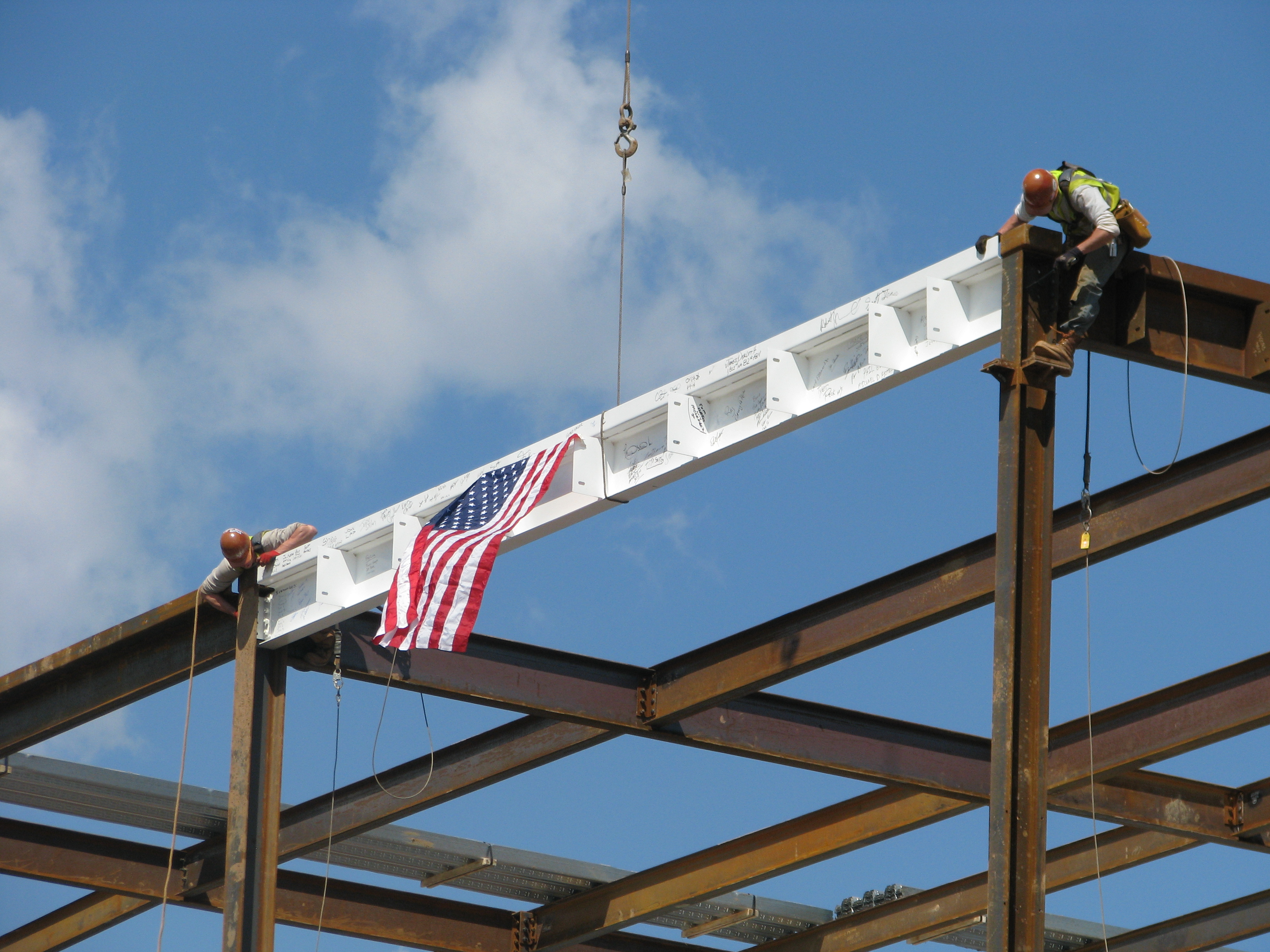 DLA Topping Out Ceremony Apr. 9, 2014