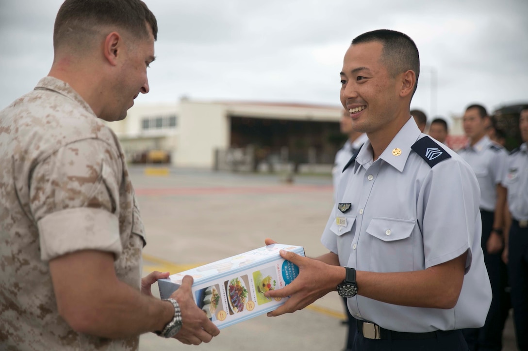 'Dragons' Display Osprey for JASDF on Futenma