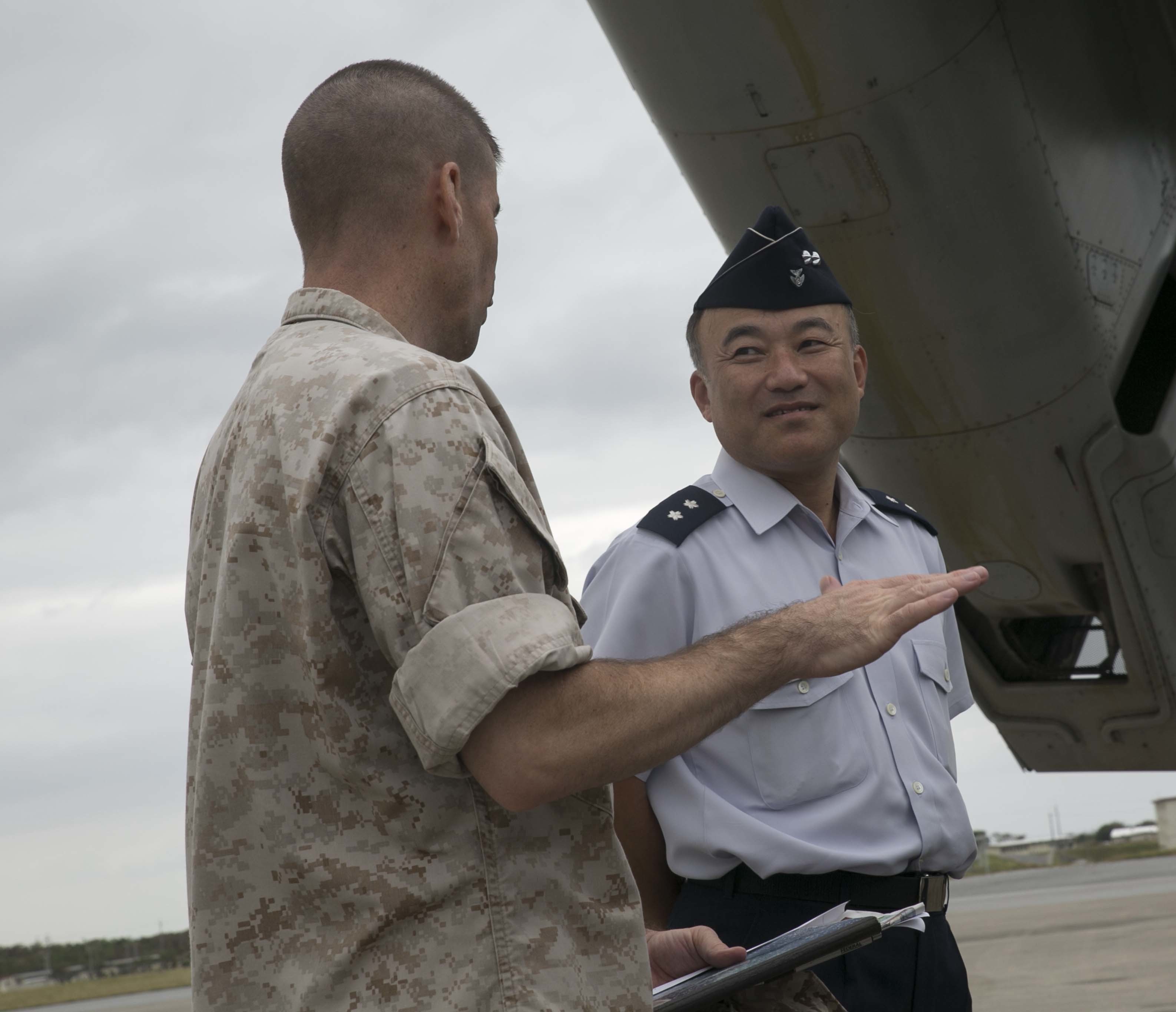 'Dragons' Display Osprey for JASDF on Futenma