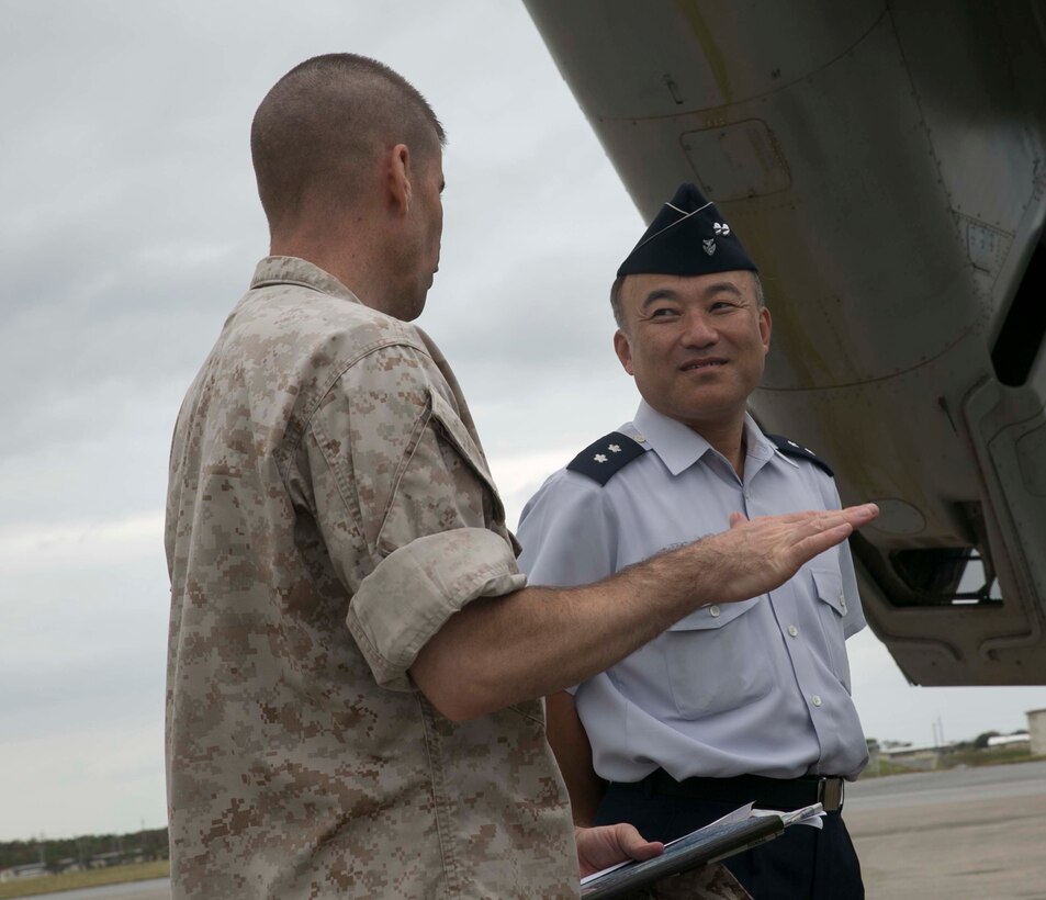 'Dragons' Display Osprey for JASDF on Futenma
