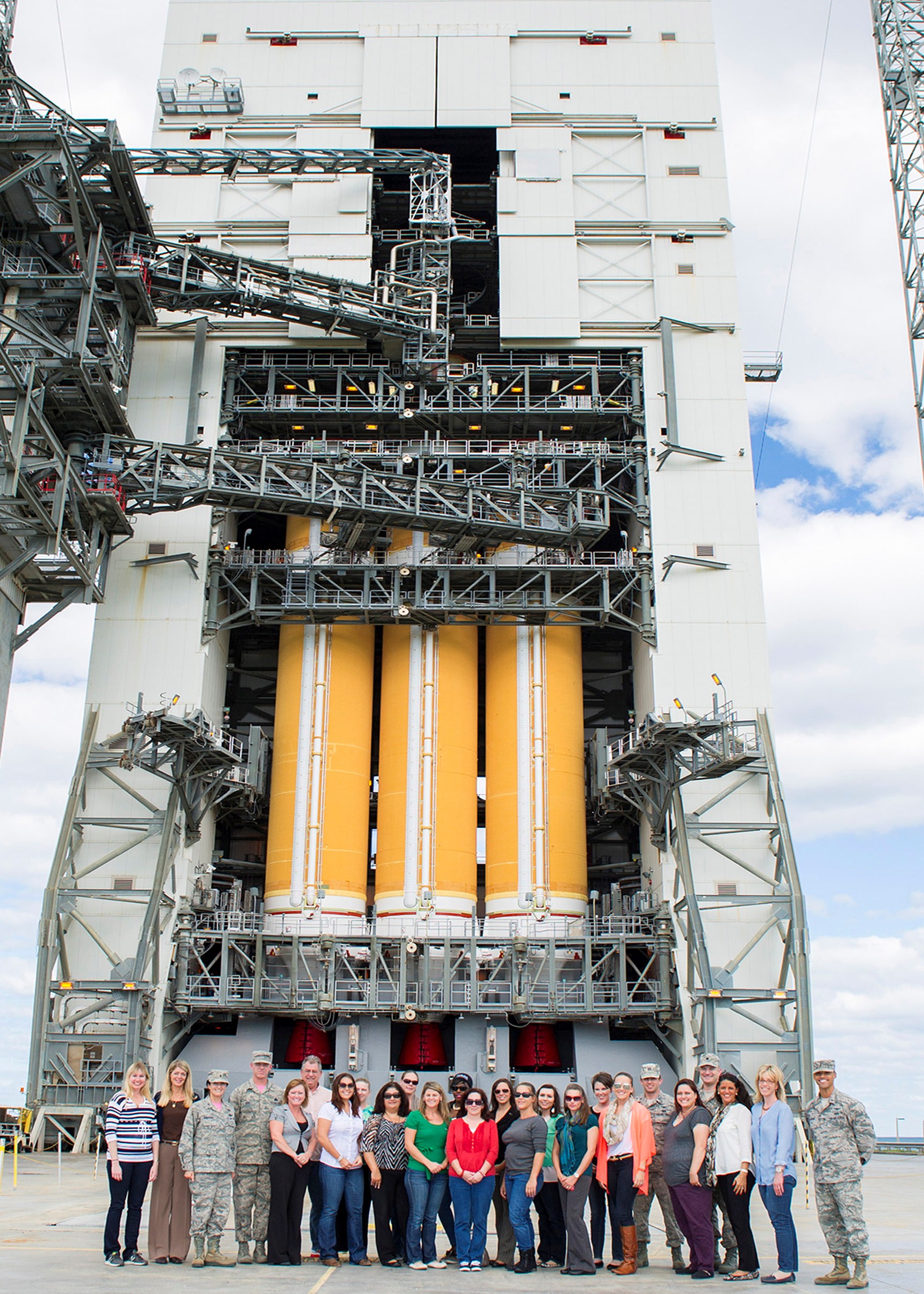 Key spouses tour base