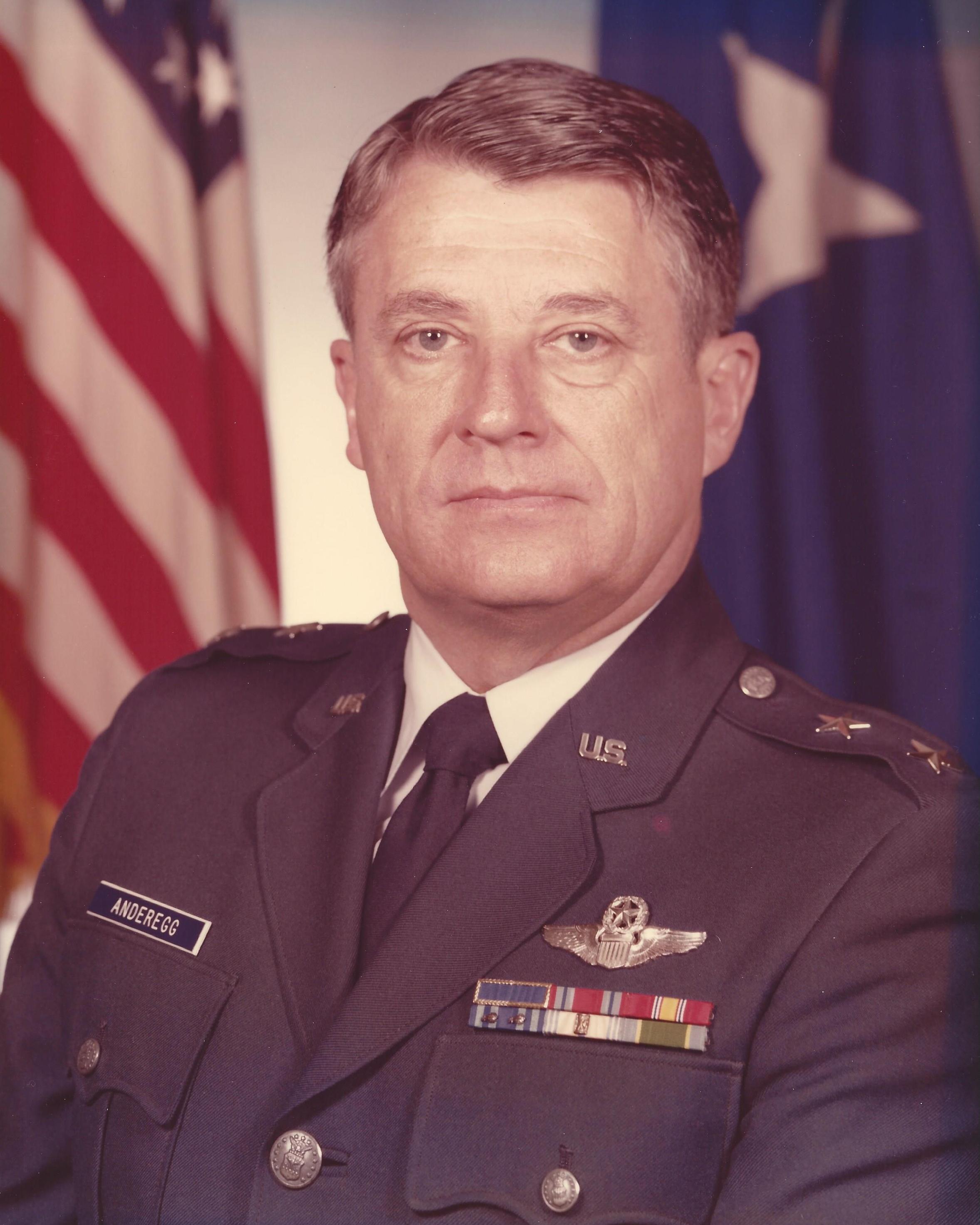 RICHARD D. ANDEREGG > Air Force > Biography Display