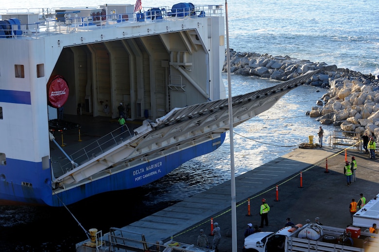 Delta Mariner docks at Vandenberg > Vandenberg Space Force Base ...