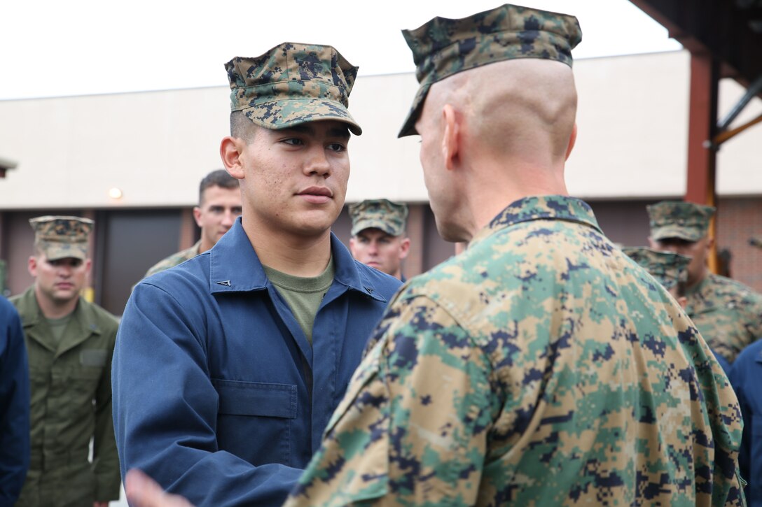 Integrated Task Force Marine awarded for service with Tank Platoon