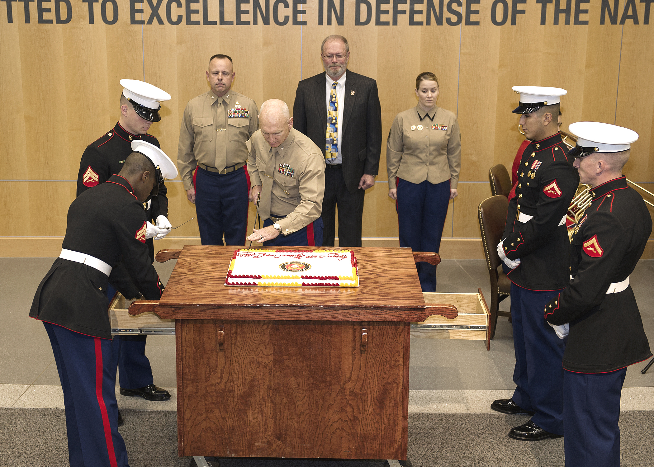 DIA celebrates the 239th Marine Birthday > Defense Intelligence Agency ...