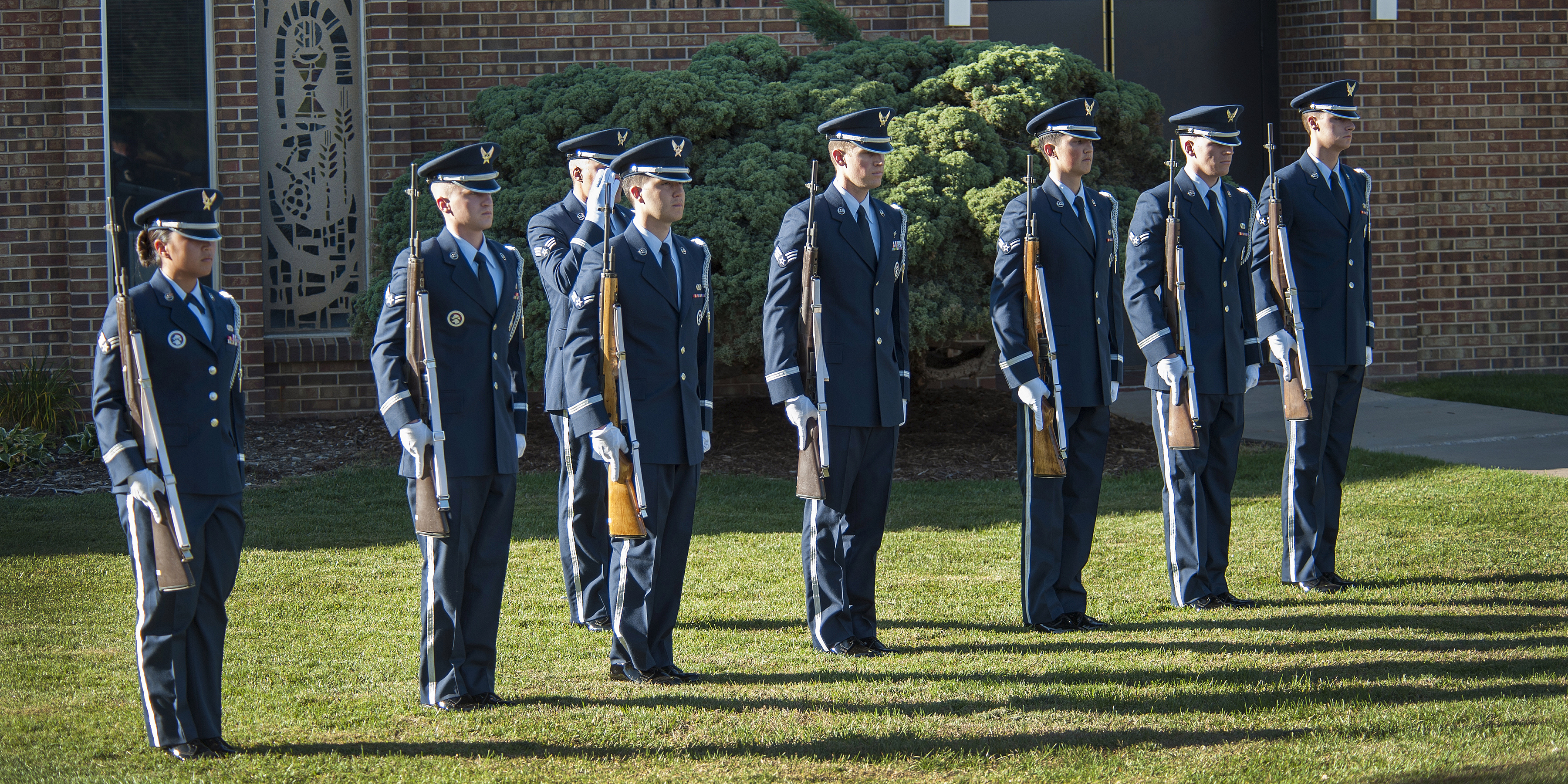 Honor guard exemplifies precision, excellence > Peterson and Schriever ...
