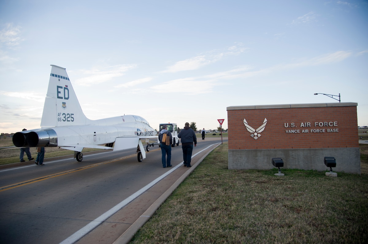 New T-38 static at Vance Airpark > Vance Air Force Base > Article Display
