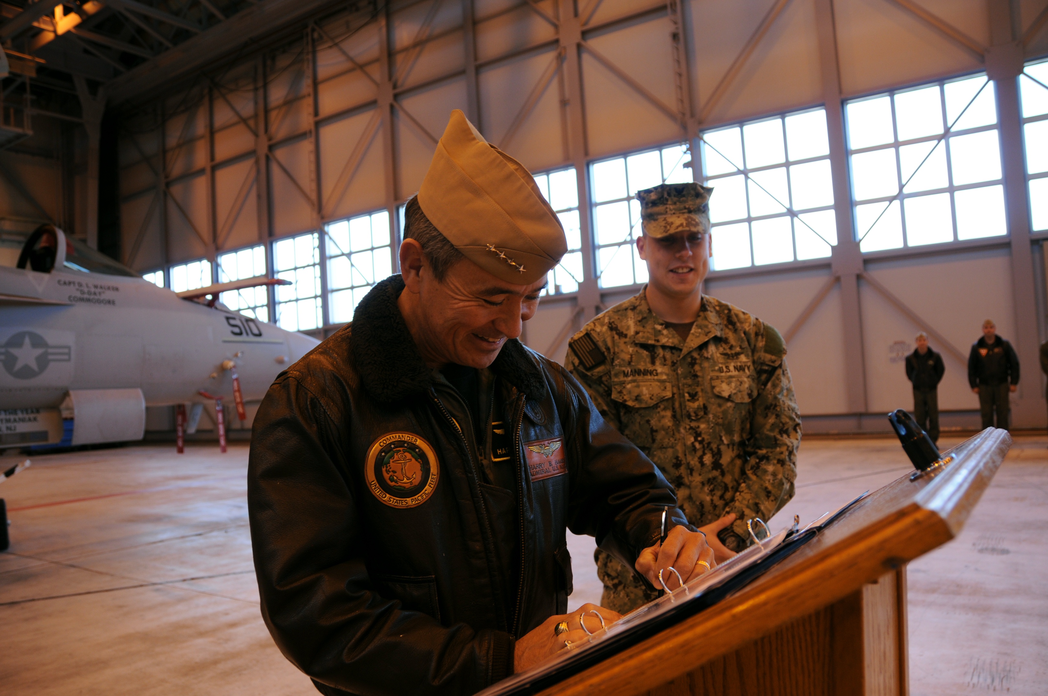 PACFLT visits Naval Air Facility at Misawa Air Base