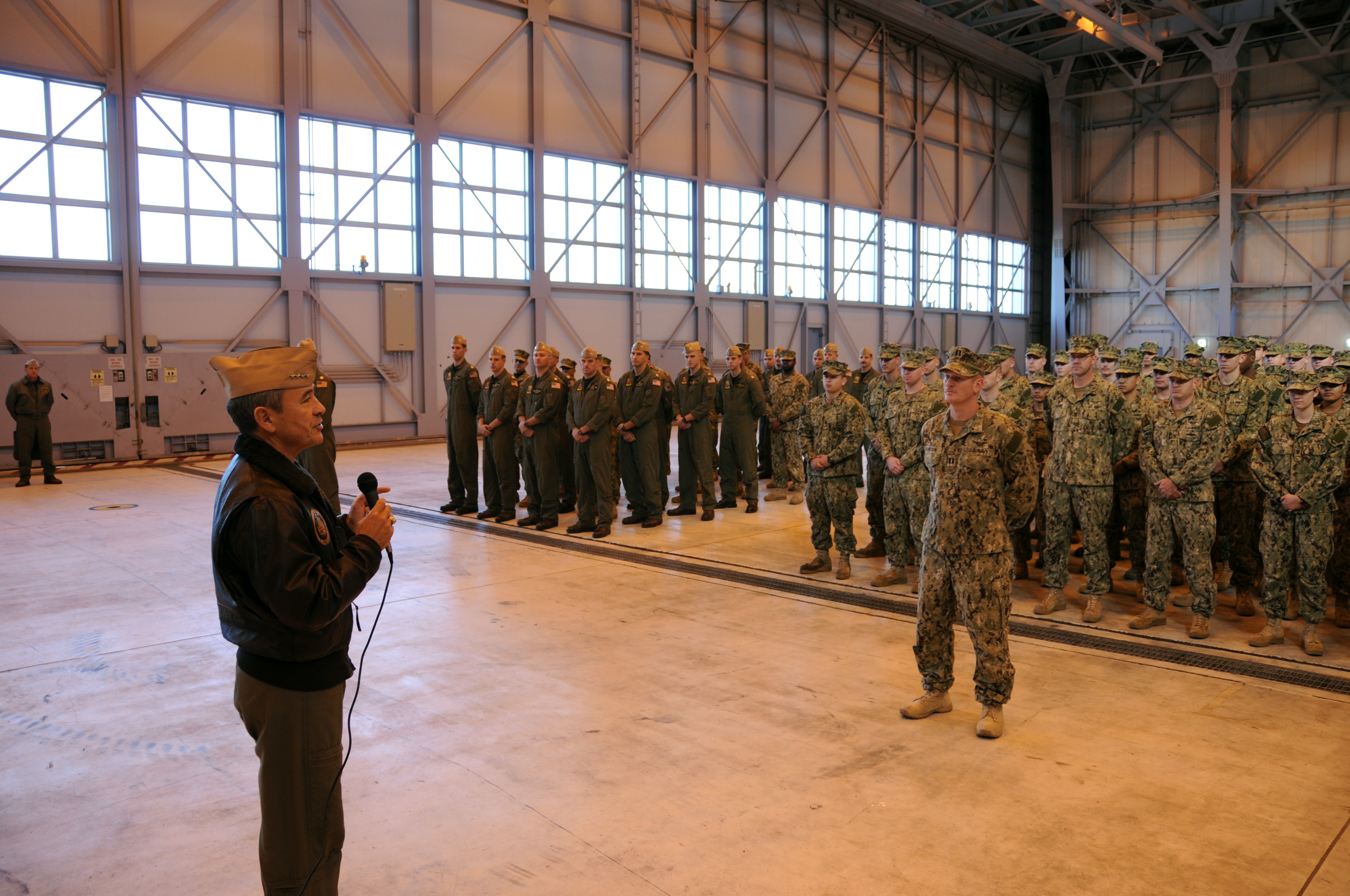 PACFLT visits Naval Air Facility at Misawa Air Base