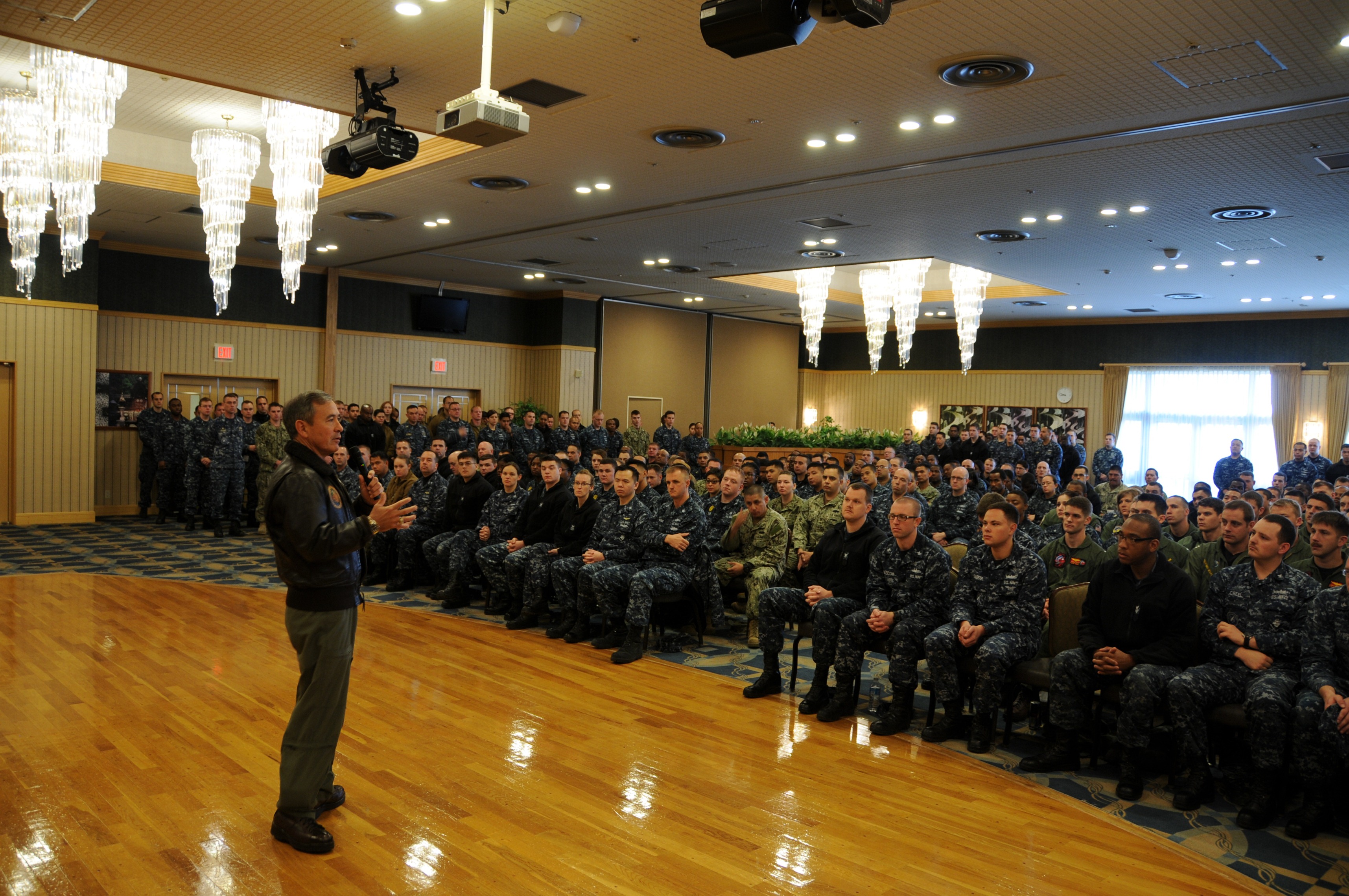 PACFLT visits Naval Air Facility at Misawa Air Base