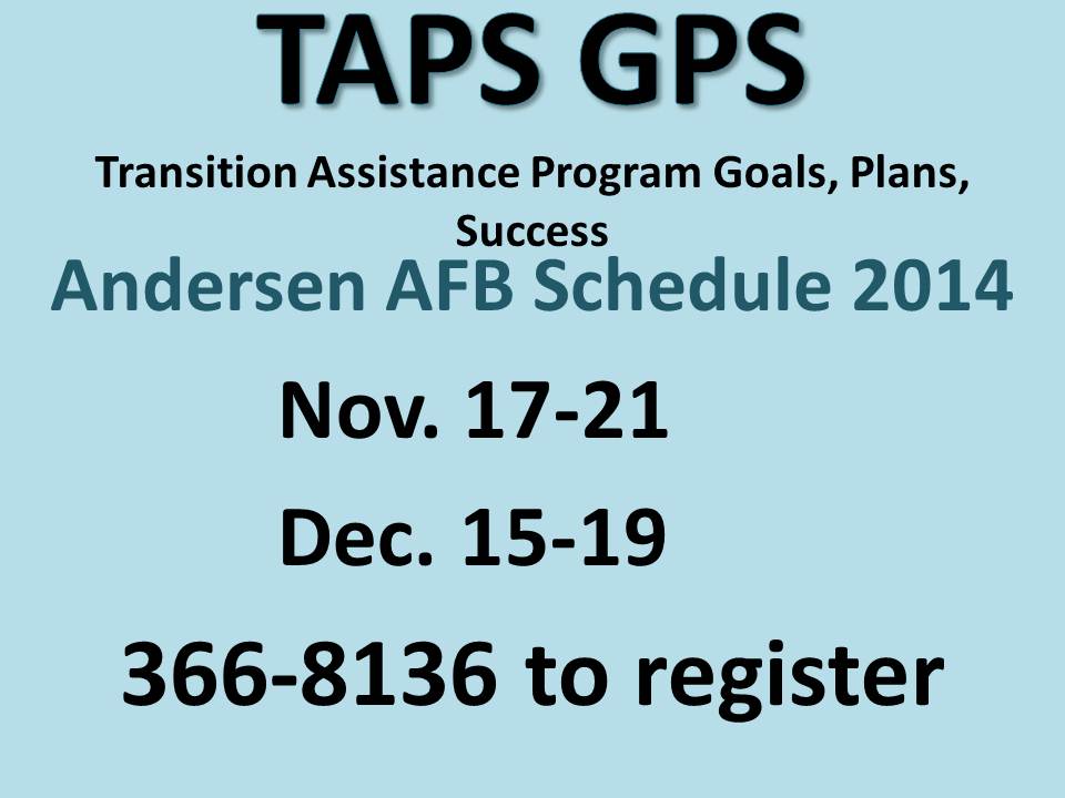 TAPS at Andersen