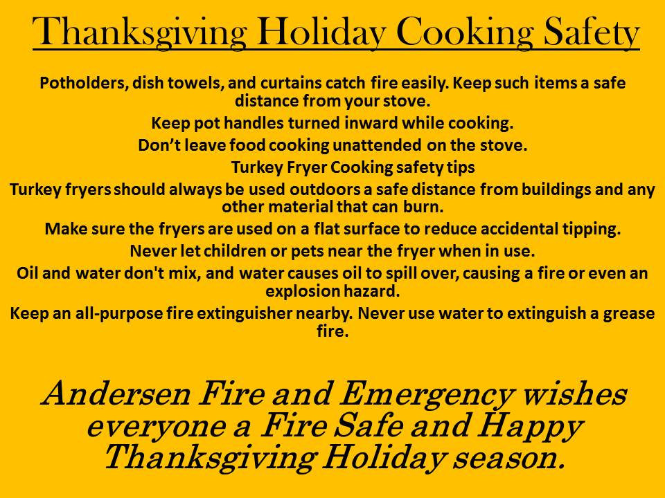Thanksgiving Holiday Cooking Tips