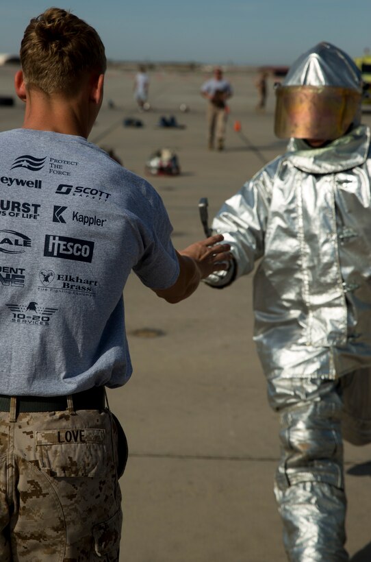 West Coast Firefighter Marines Stay Cool During Heated Competition
