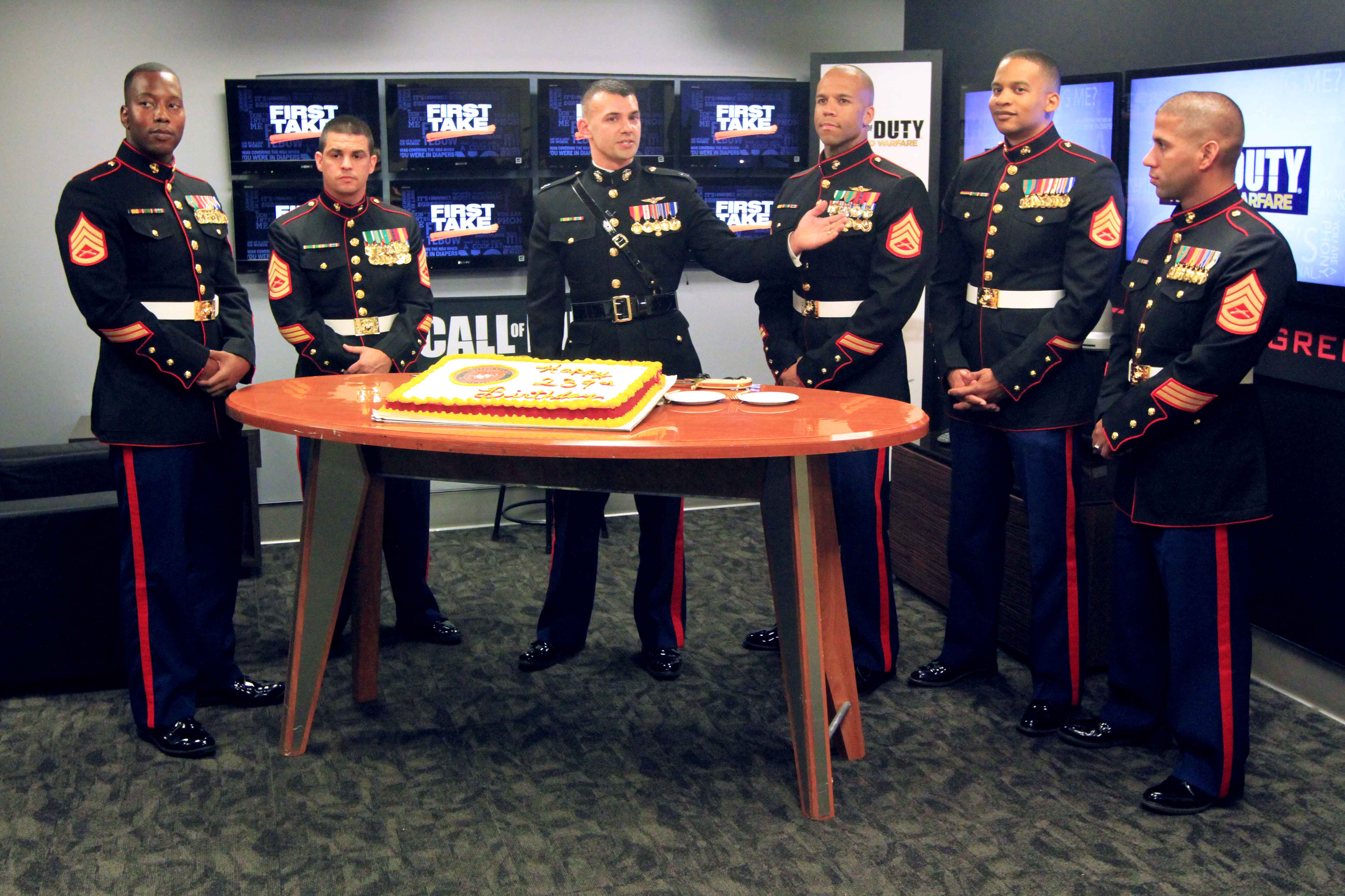 Marine Birthday ESPN First Take