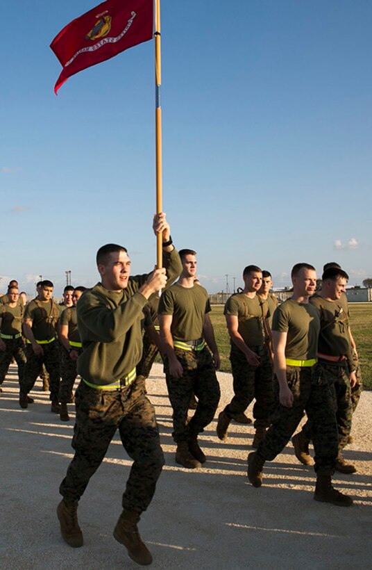 Marines commemorate 239th birthday with 239-minute march