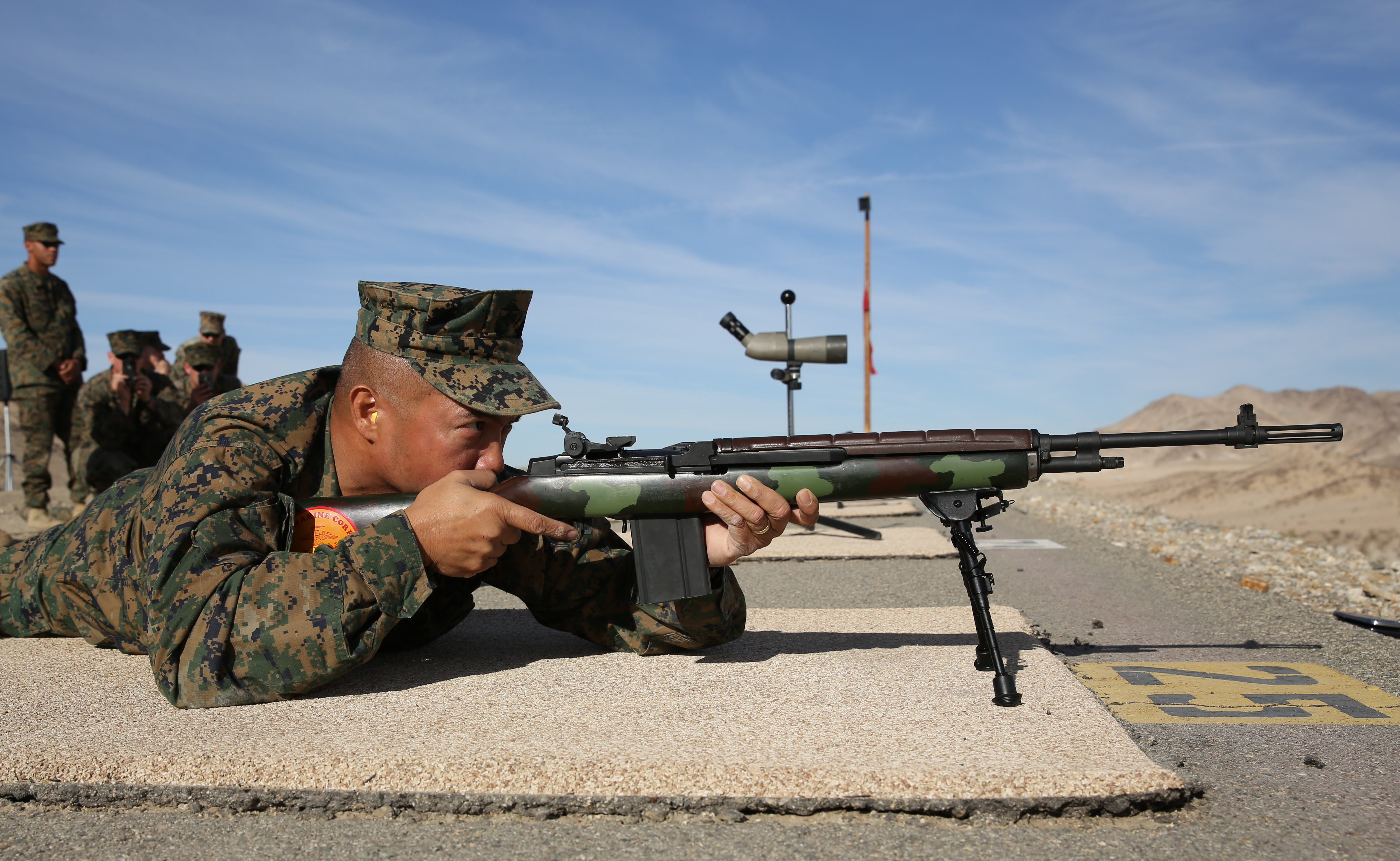 Combat Center shooting team puts rounds down range > Marine Corps Air ...